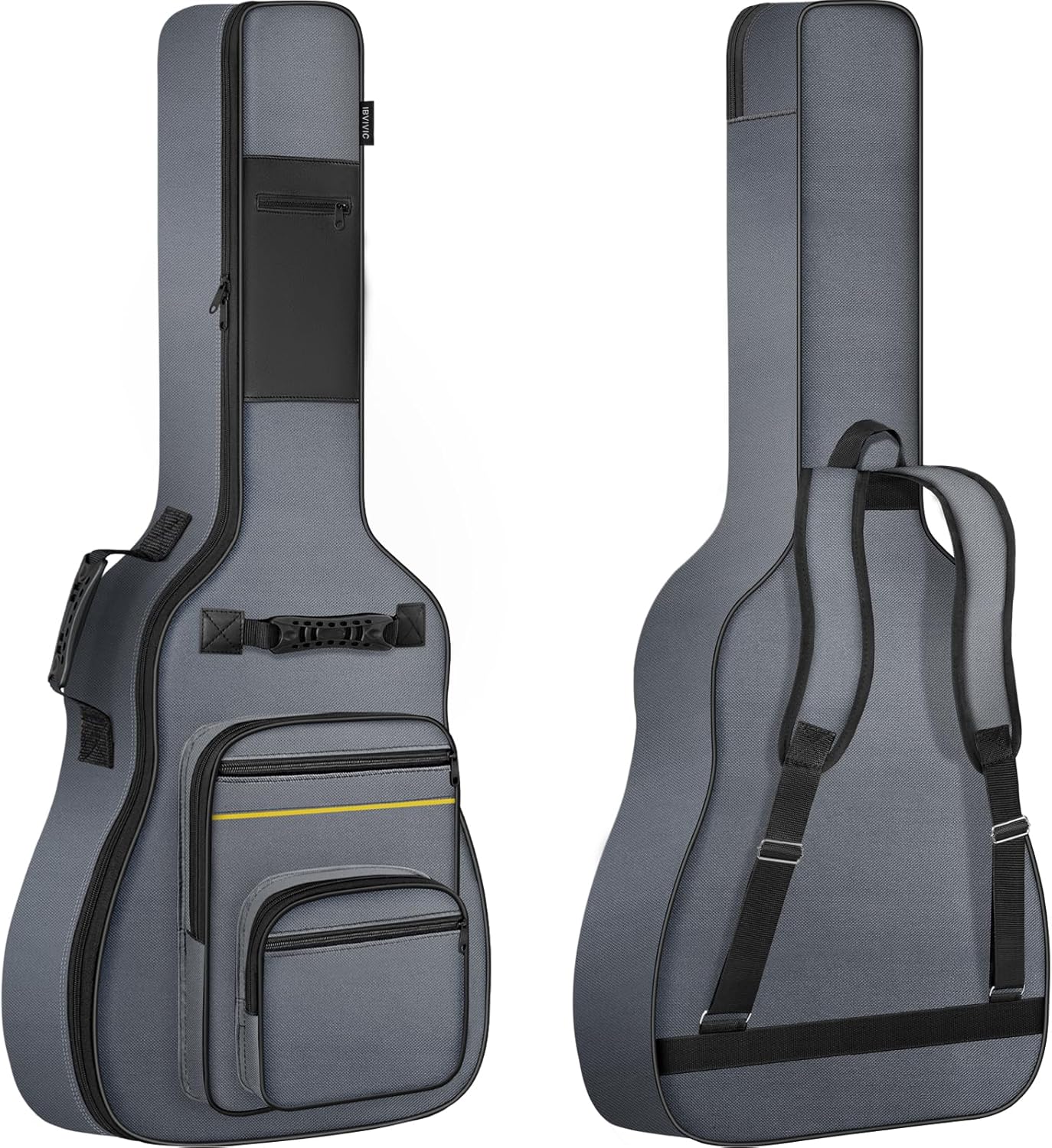 IBVIVIC 48.8 Inch Electric Bass Guitar Gig Bag - 5mm Sponge Padding ...