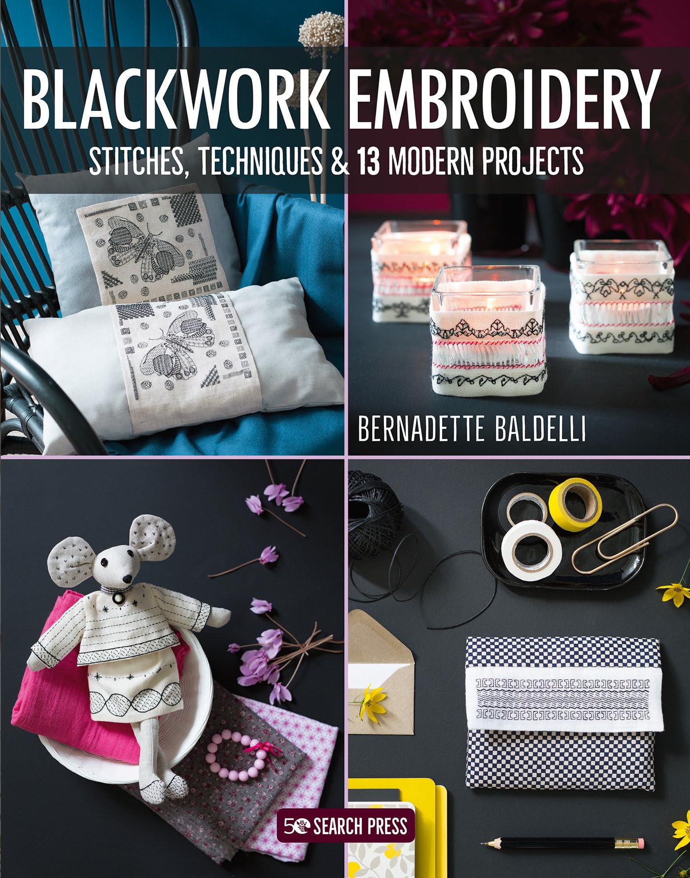 Amazon.com: Blackwork Embroidery: Stitches, techniques and 13 modern ...