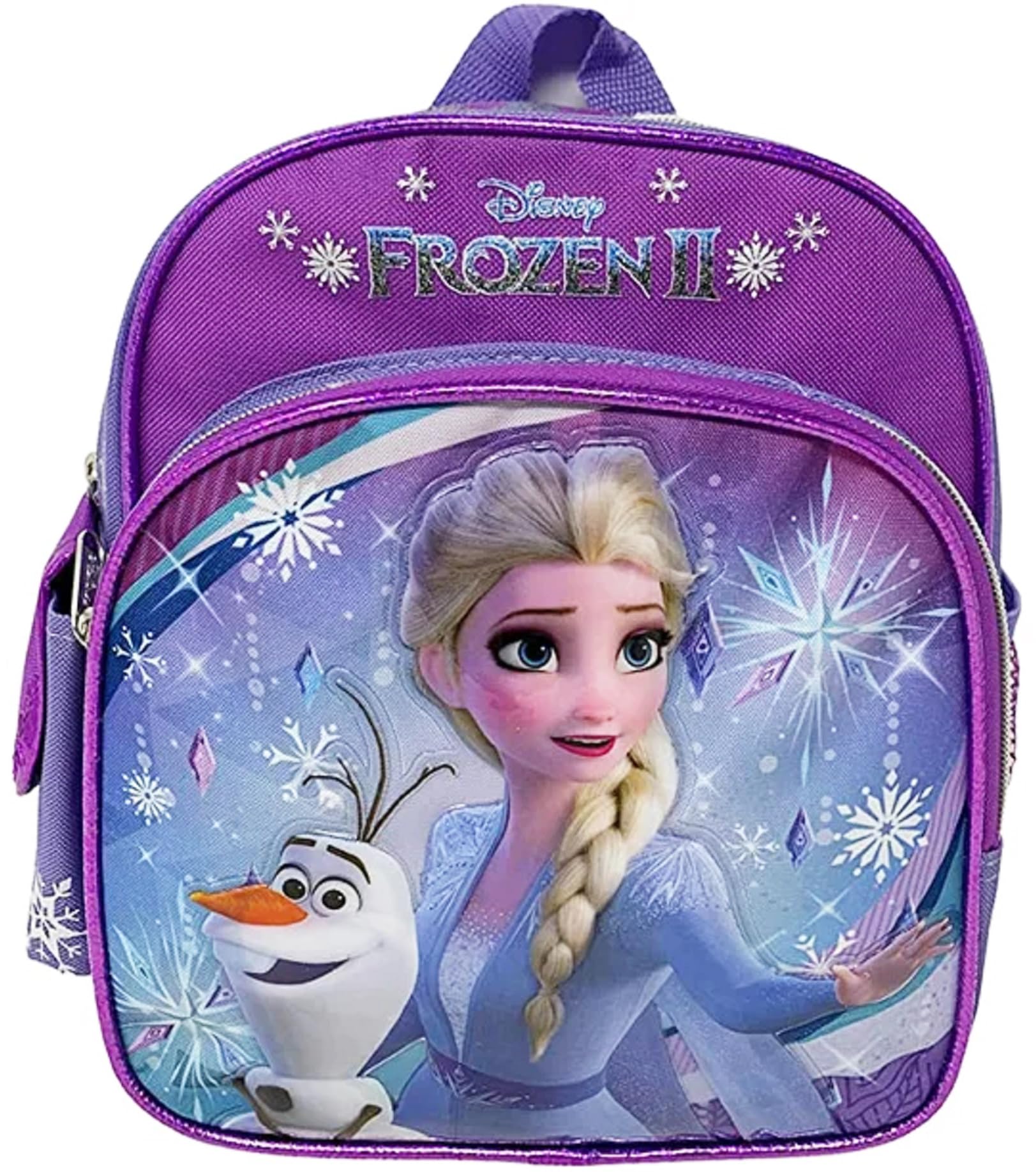Amazon.com | Disney Frozen 2 Elsa Anna & Olaf 10" Mini Backpack Girl's ...