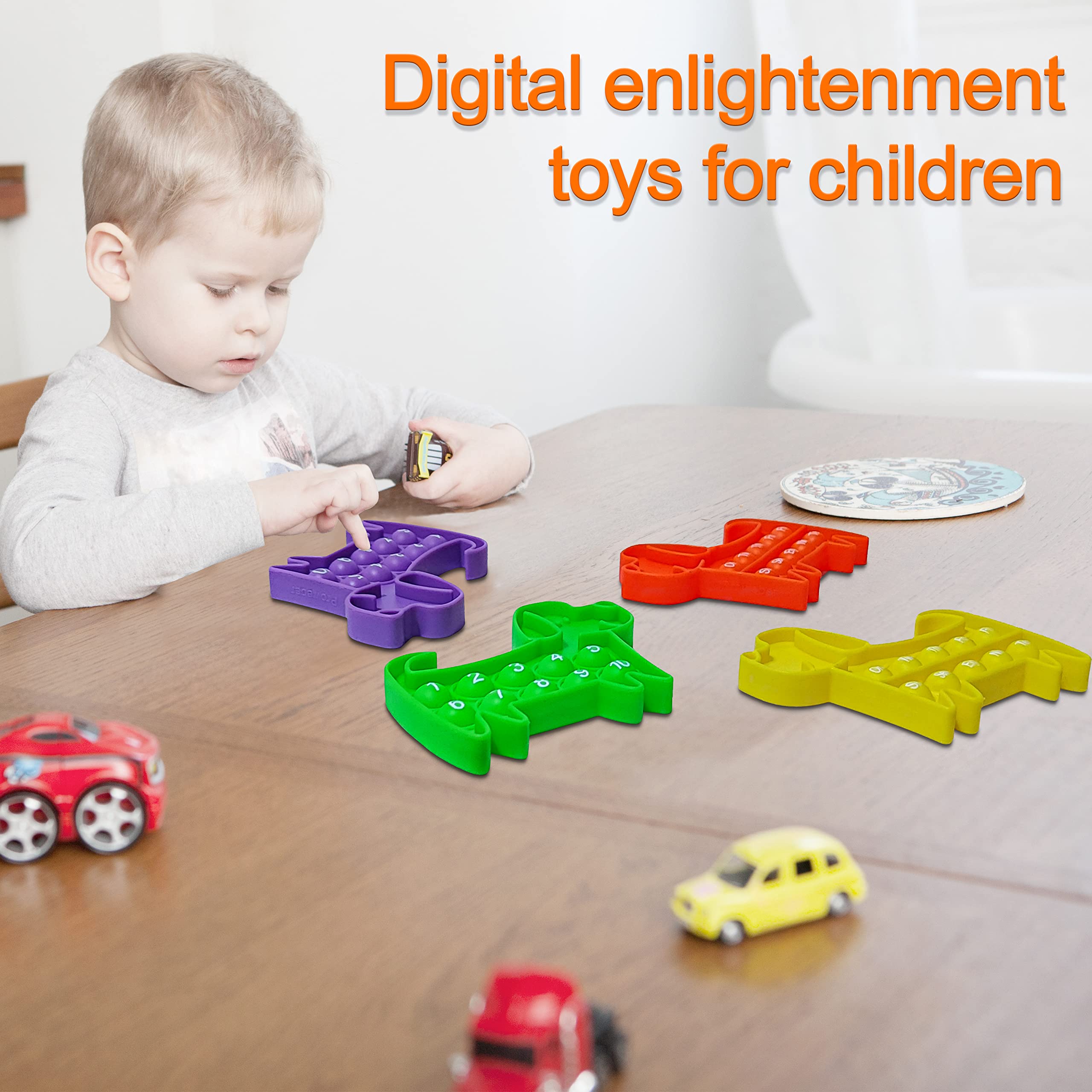 Snapklik.com : Proweber Ten Frame Math Manipulatives - Pop Fidget Toy