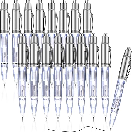 Amazon.com : Zonon 16 Pieces Lighted Tip Pen LED Penlight Light-up Pen ...