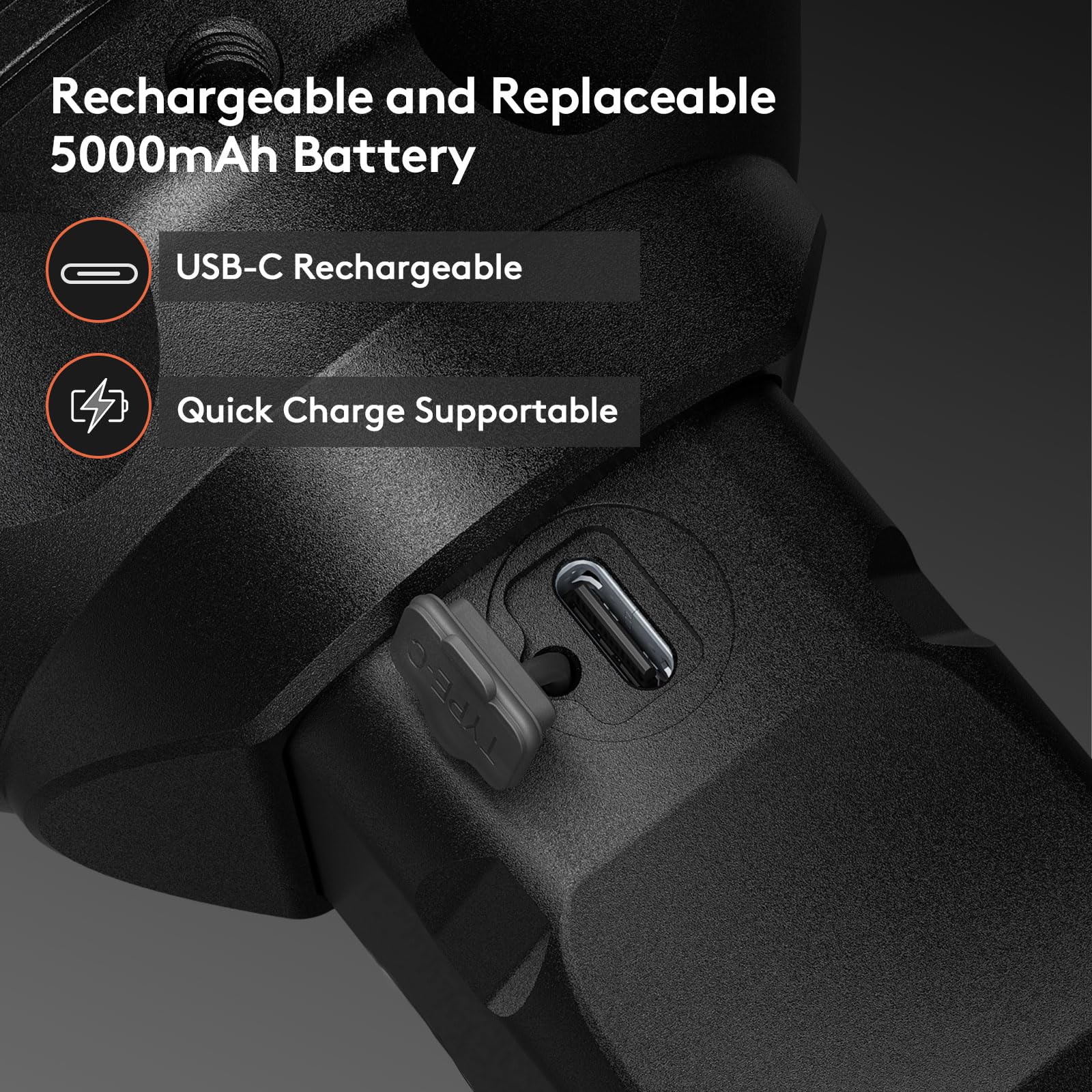 Snapklik.com : RovyVon S2i Rechargeable Flashlight, 5000 Lumens Super ...
