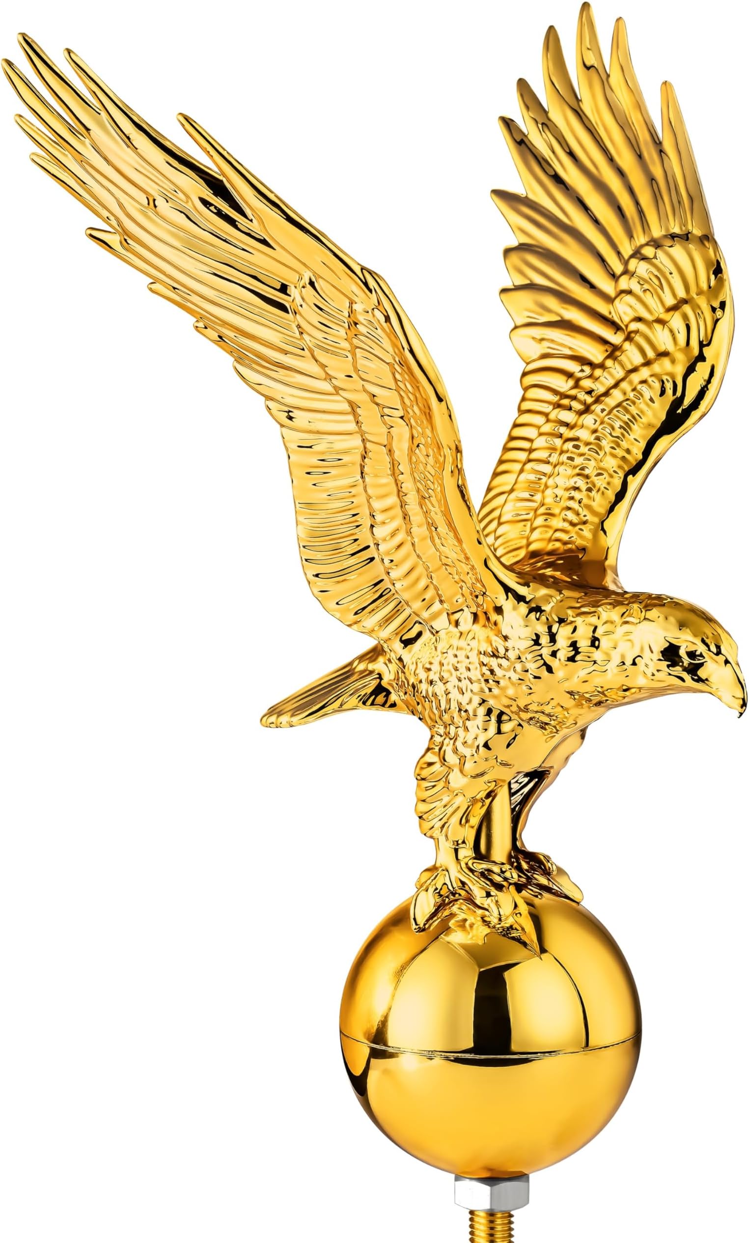Amazon.com : Golden Eagle Flagpole Topper, 13" Eagle Ornament for 20/25 ...