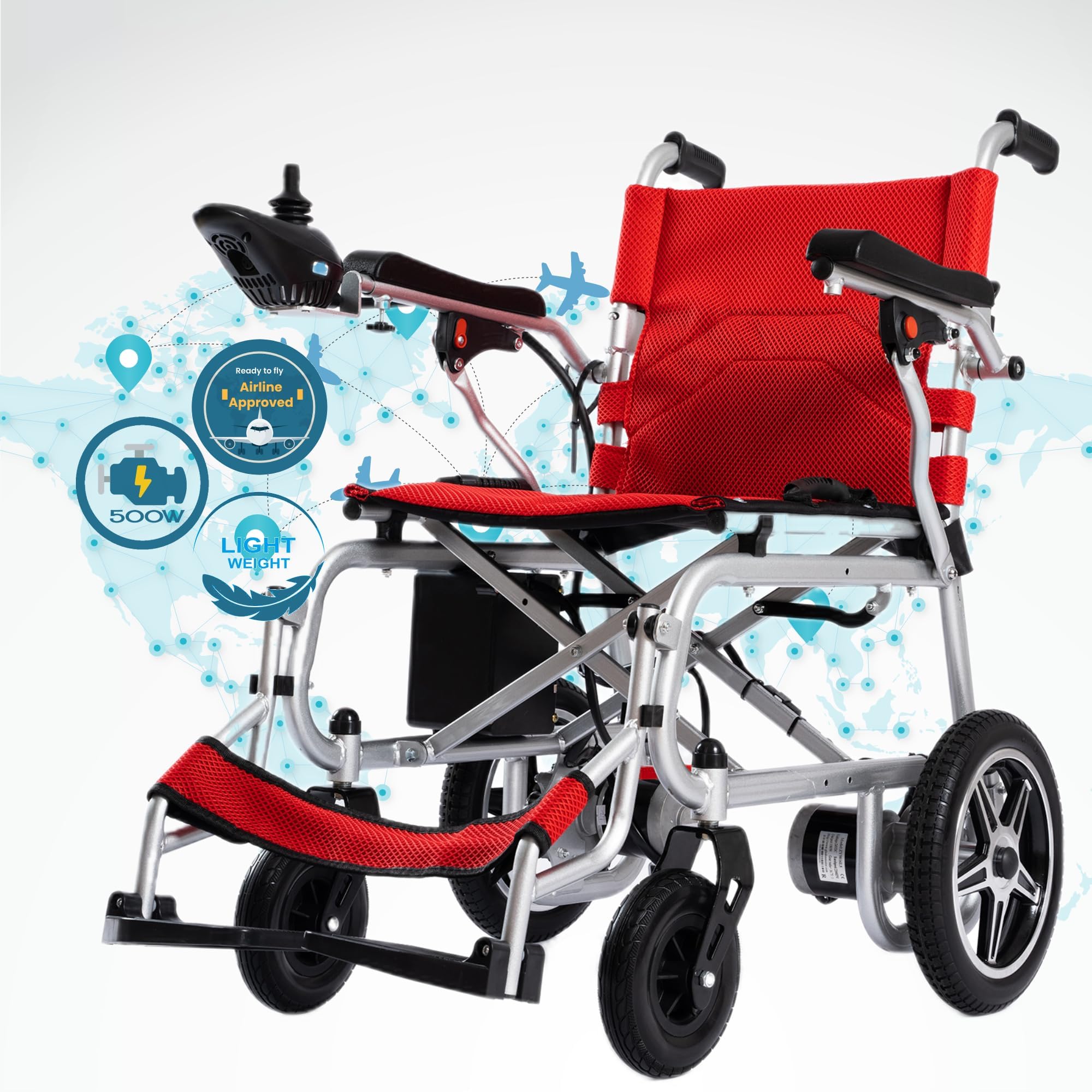 Amazon.com: Electric Wheelchairs for Adults- Reclining Foldable ...