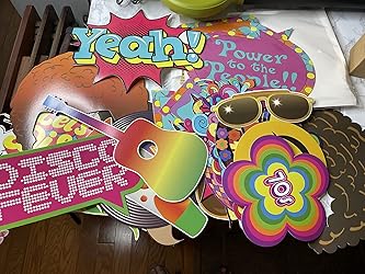 Amazon.com: 70s Photo Booth Props, 41pcs Disco Photo Booth Props ...