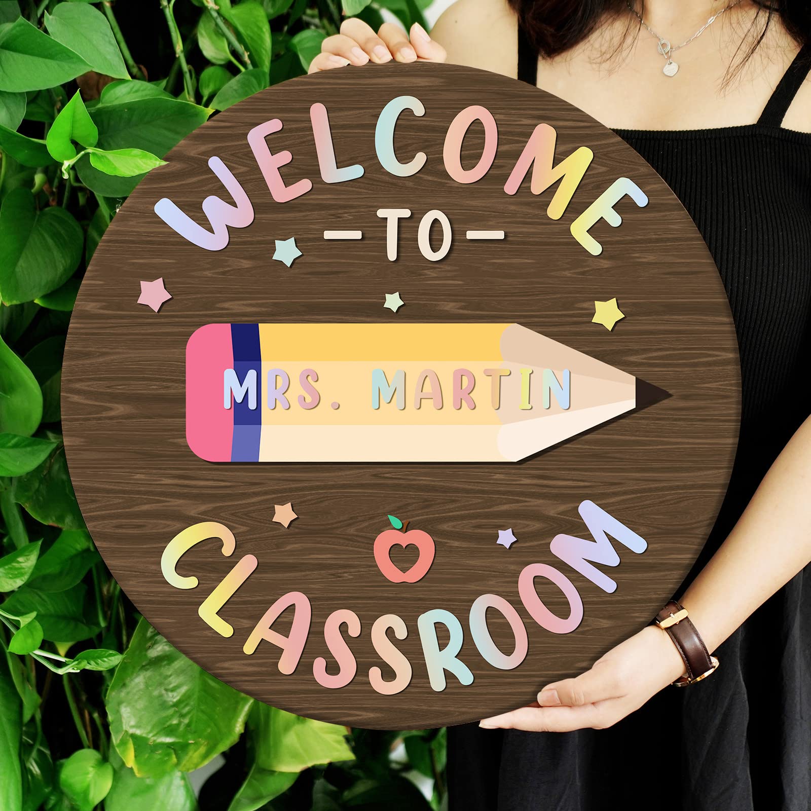 Editable Classroom Welcome Door Sign Editable Welcome Sign Door