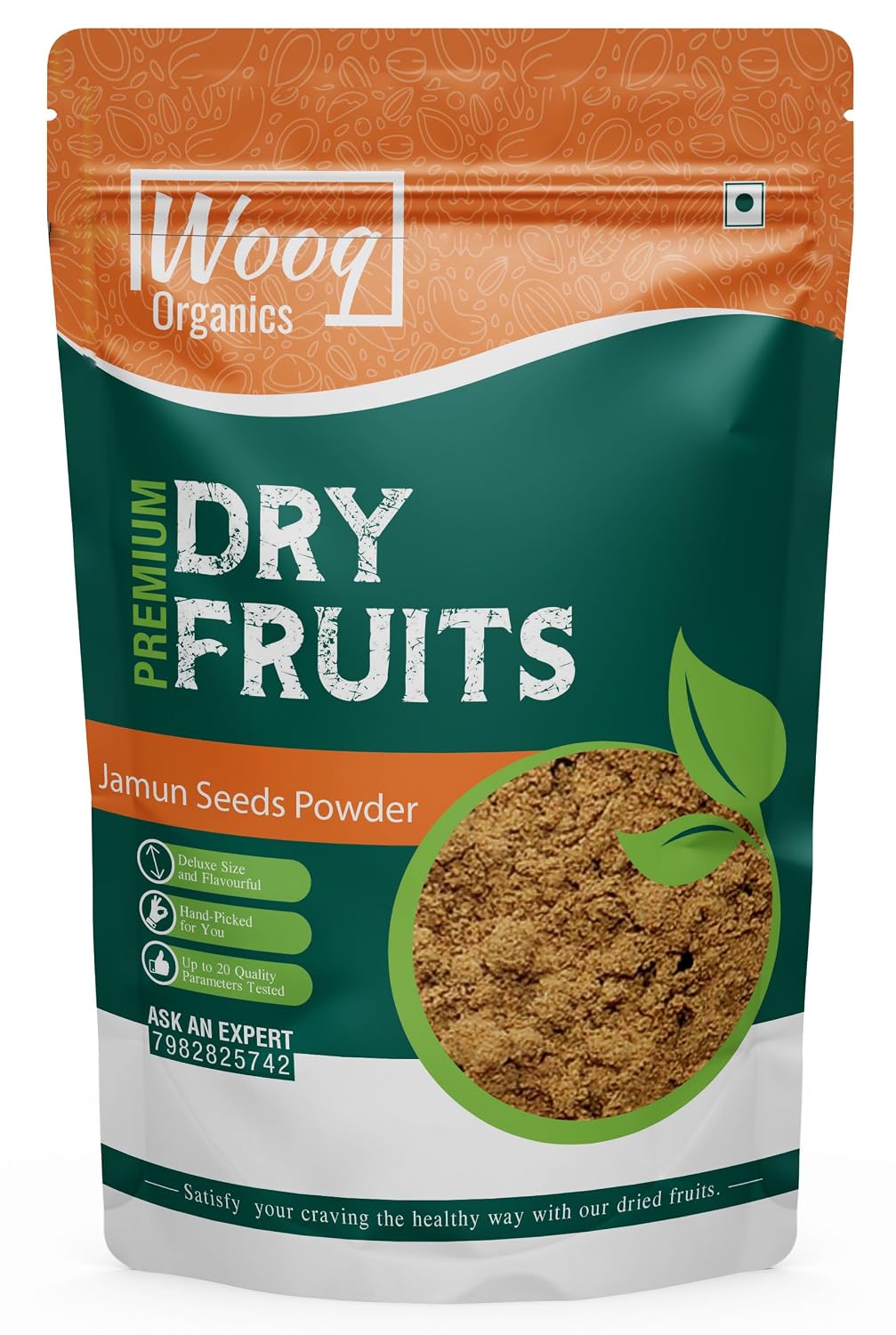 wooq Organic Jamun Seed Powder - 400g | Jamun Seeds Powder for Healthy ...