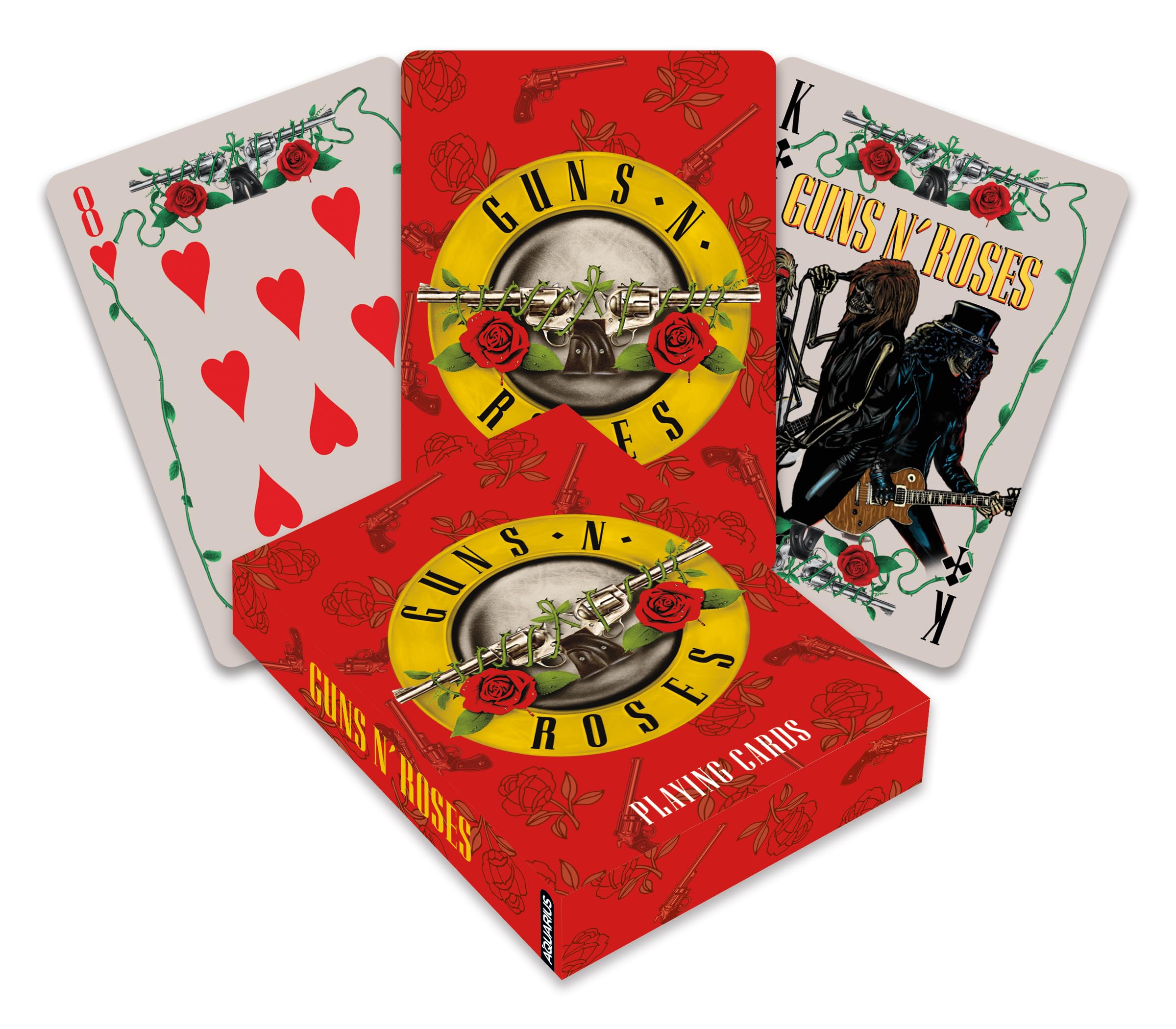 Amazon.com: AQUARIUS Guns N' Roses Playing Cards – Guns N' Roses Themed ...