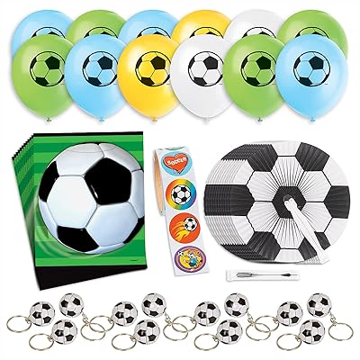 SCIONE Soccer Party Favors Goodie Bag Stuffers 36 Pack Mini Sport ...