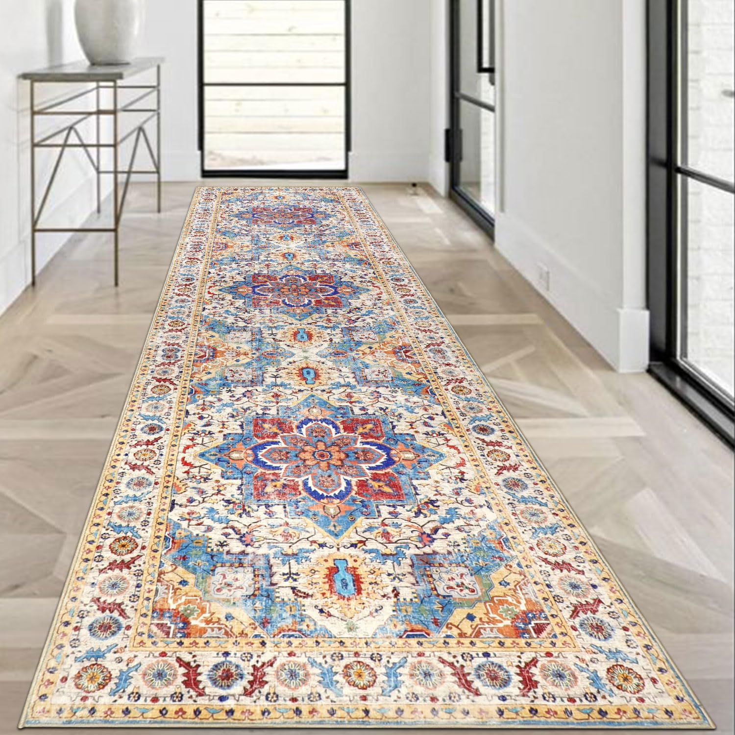 SHACOS Runner Rugs for Hallway Non Slip 60 x 305 cm Extra Long Hallway ...