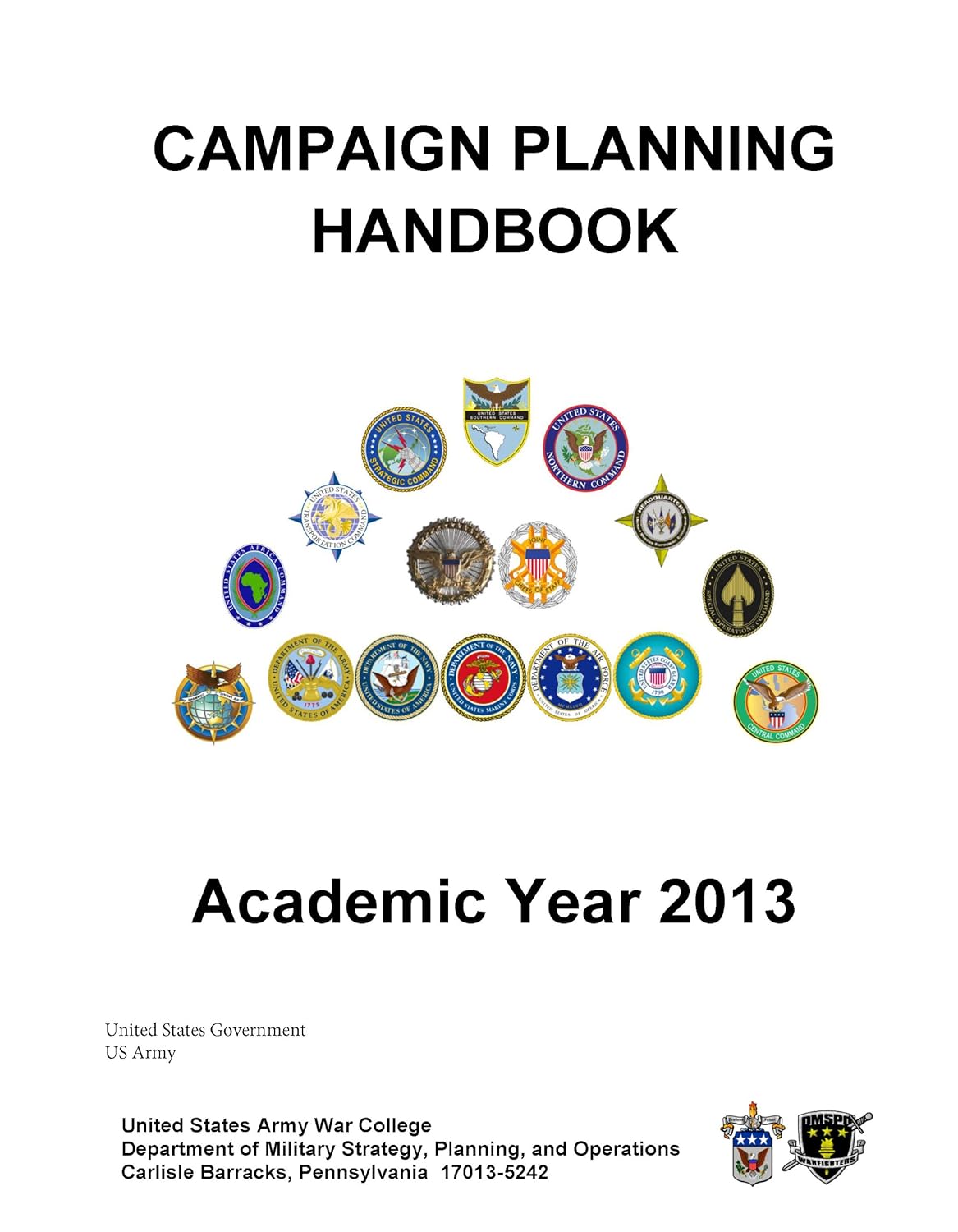 Amazon.com: Campaign Planning Handbook – Academic Year 2013 – United ...