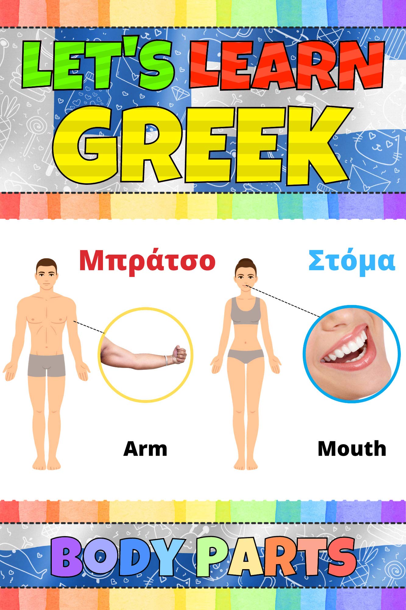 Buy Let's Learn Greek: Body Parts: My Greek Words Picture Book with ...