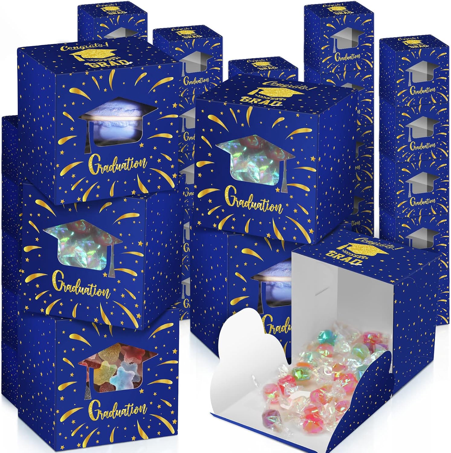 Amazon.com: Crtiin 2022 Graduation Party Favors 45 Pieces Graduation ...