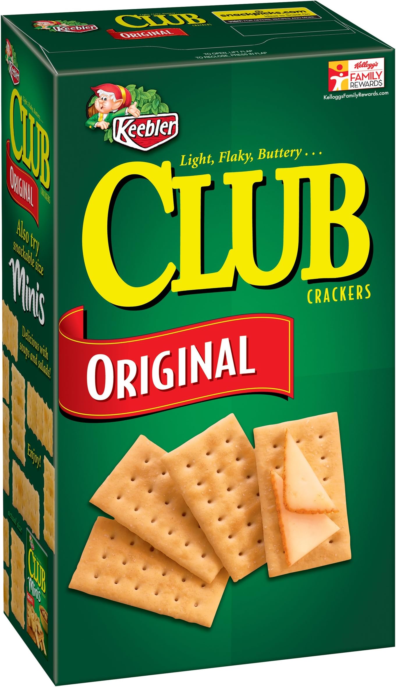 Amazon.com: Club Crackers, Snack Crackers, Party Snacks, Reduced Fat ...