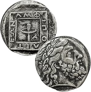 Amazon.com: Ancient Rome, Zeus, Ancient Greece, Silver Coins, Olympian ...