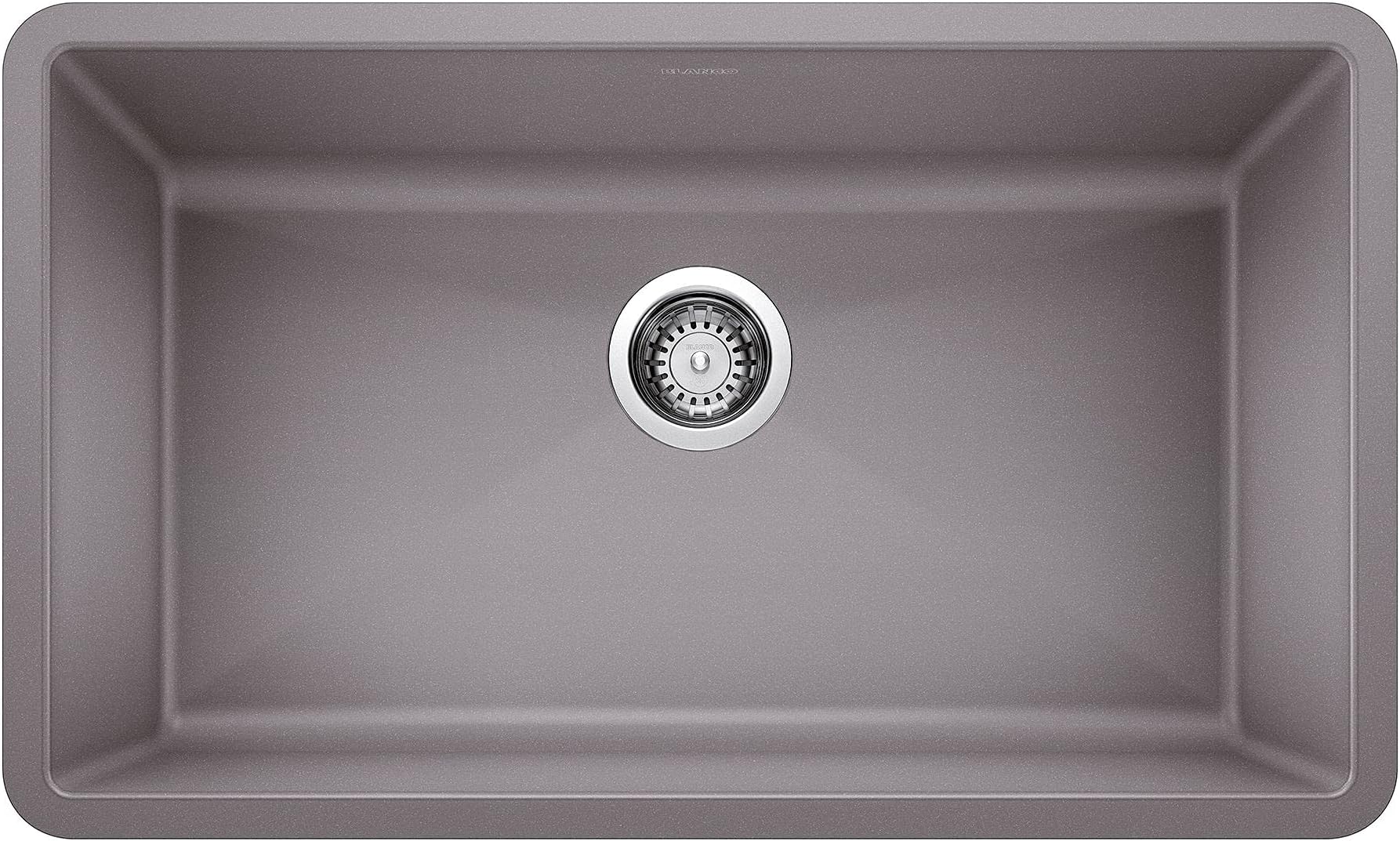 BLANCO, Metallic Gray 440148 PRECIS SILGRANIT Super Single Undermount ...