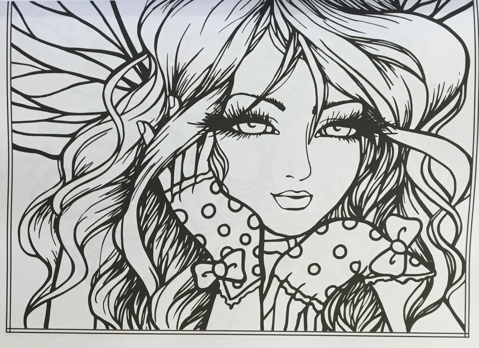 Sweet & Simple Whimsy Girls: Mermaids and More to Color: Lynn, Hannah ...