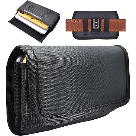 Amazon.com: aubaddy Nylon Dual Phone Holster Pouch Case for 2 Phones ...