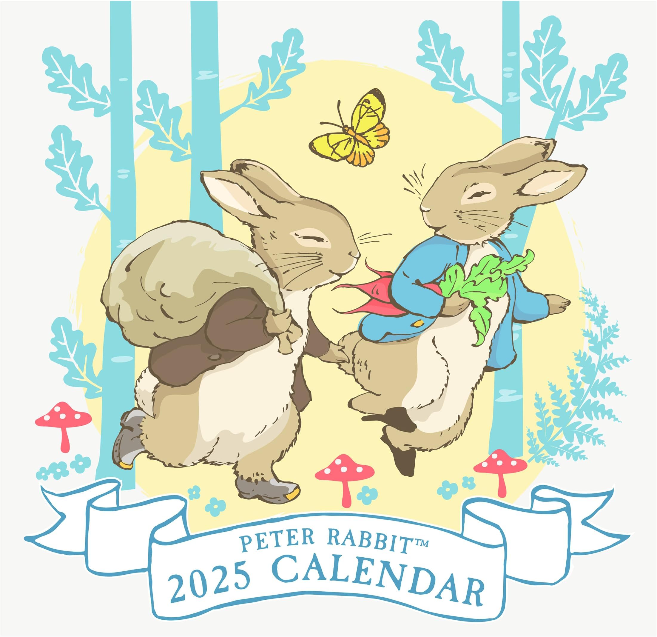 Peter Rabbit 2025 Square Wall Calendar : Amazon.co.uk: Stationery ...