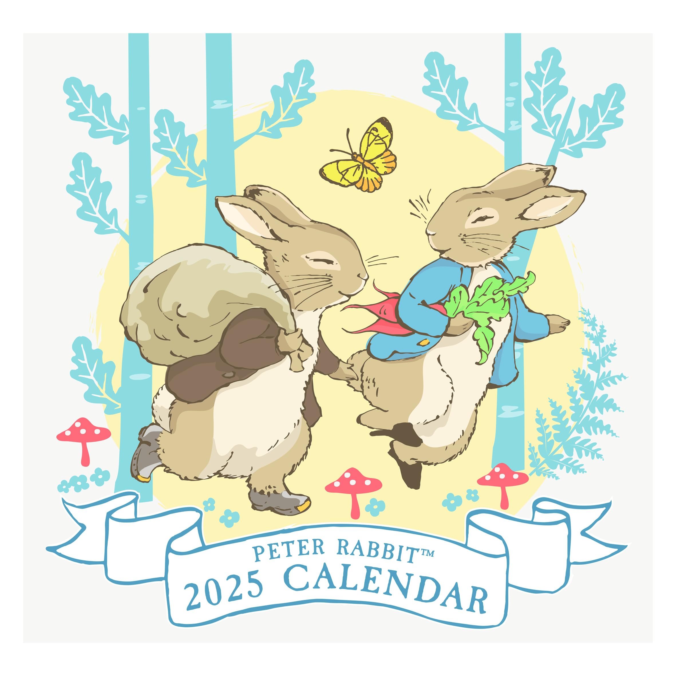 Peter Rabbit 2025 Square Wall Calendar : Amazon.co.uk: Stationery ...
