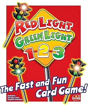 Amazon.com: Red Light, Green Light, 1-2-3 - Card Game for Ages 5 and Up ...