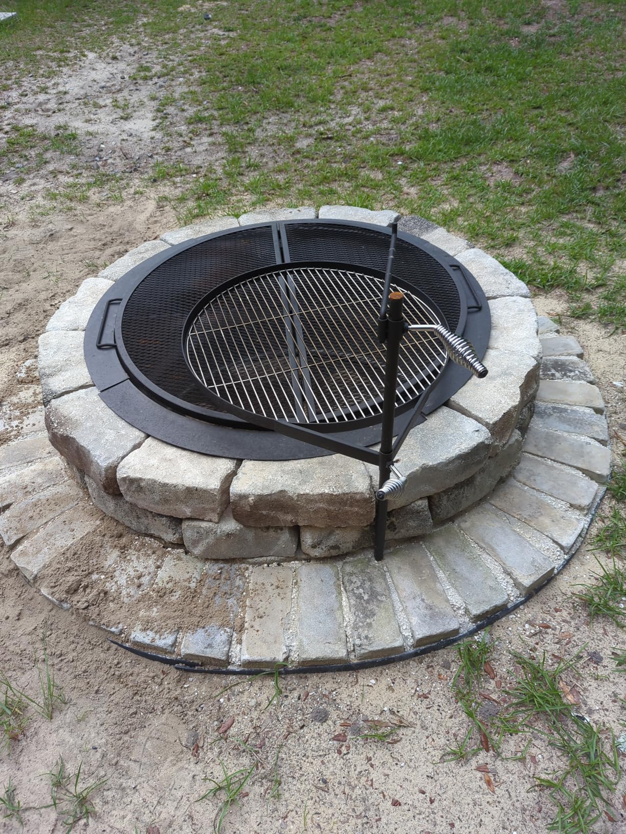 Amazon.com : Stanbroil Fire Pit Campfire Grill Grate - Stainless Steel ...