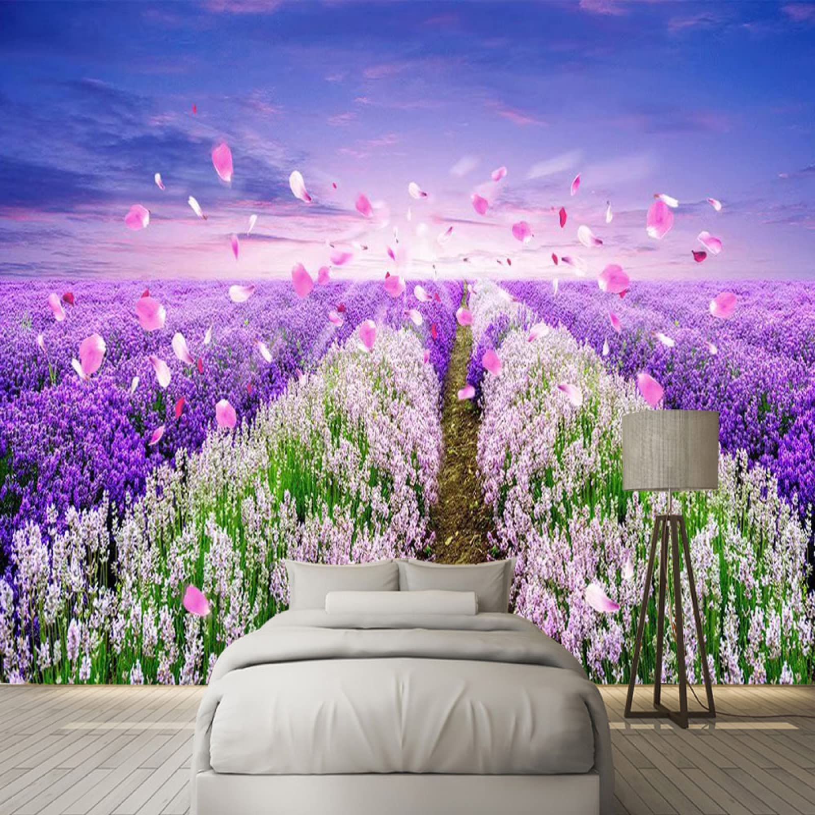 Borde De Papel Tapiz Con Flores De Lavanda 790+ Papel Tapiz De