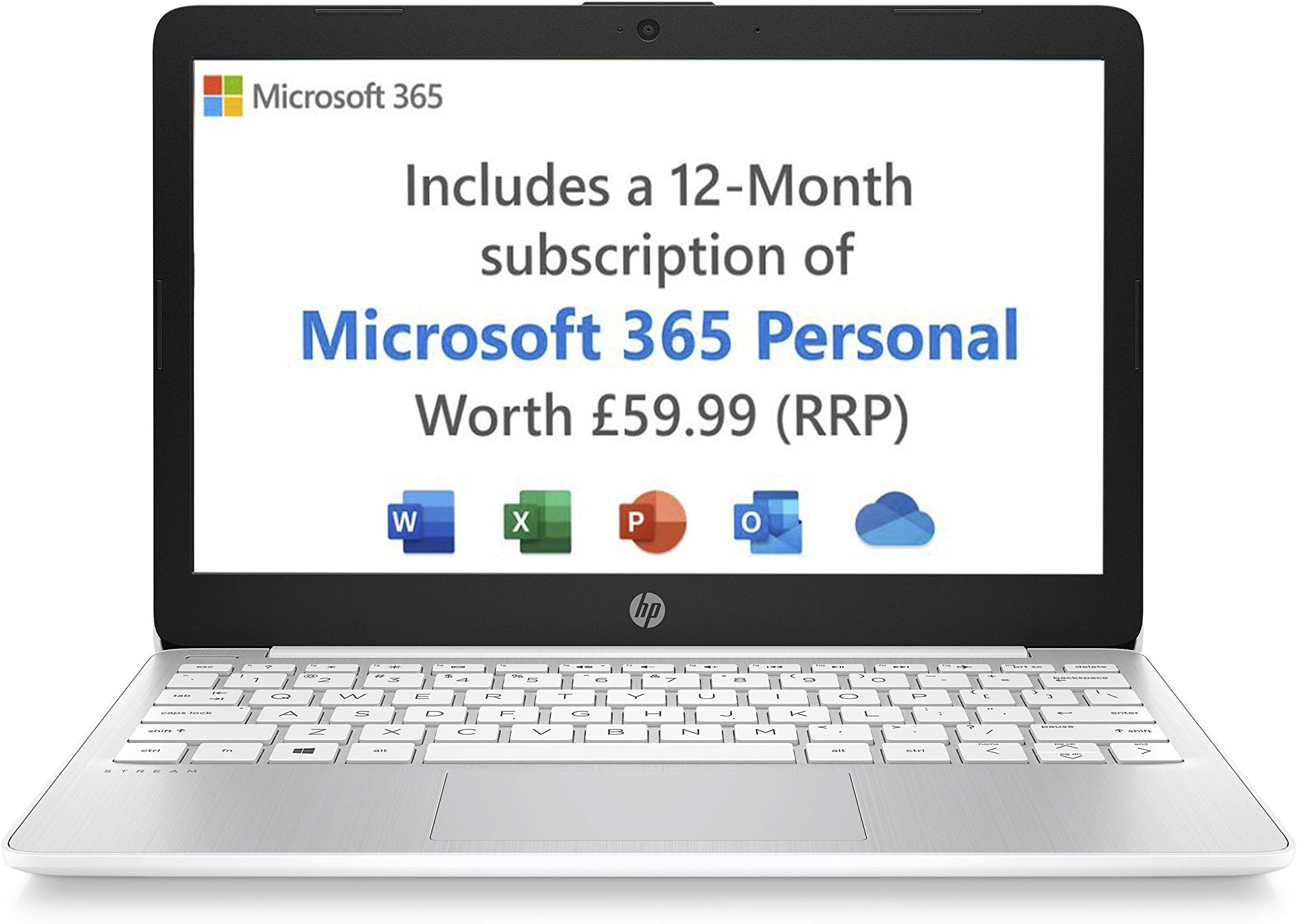 HP Stream 14-ax000na 14-inch HD Laptop (Aqua Blue) - (Intel Celeron ...