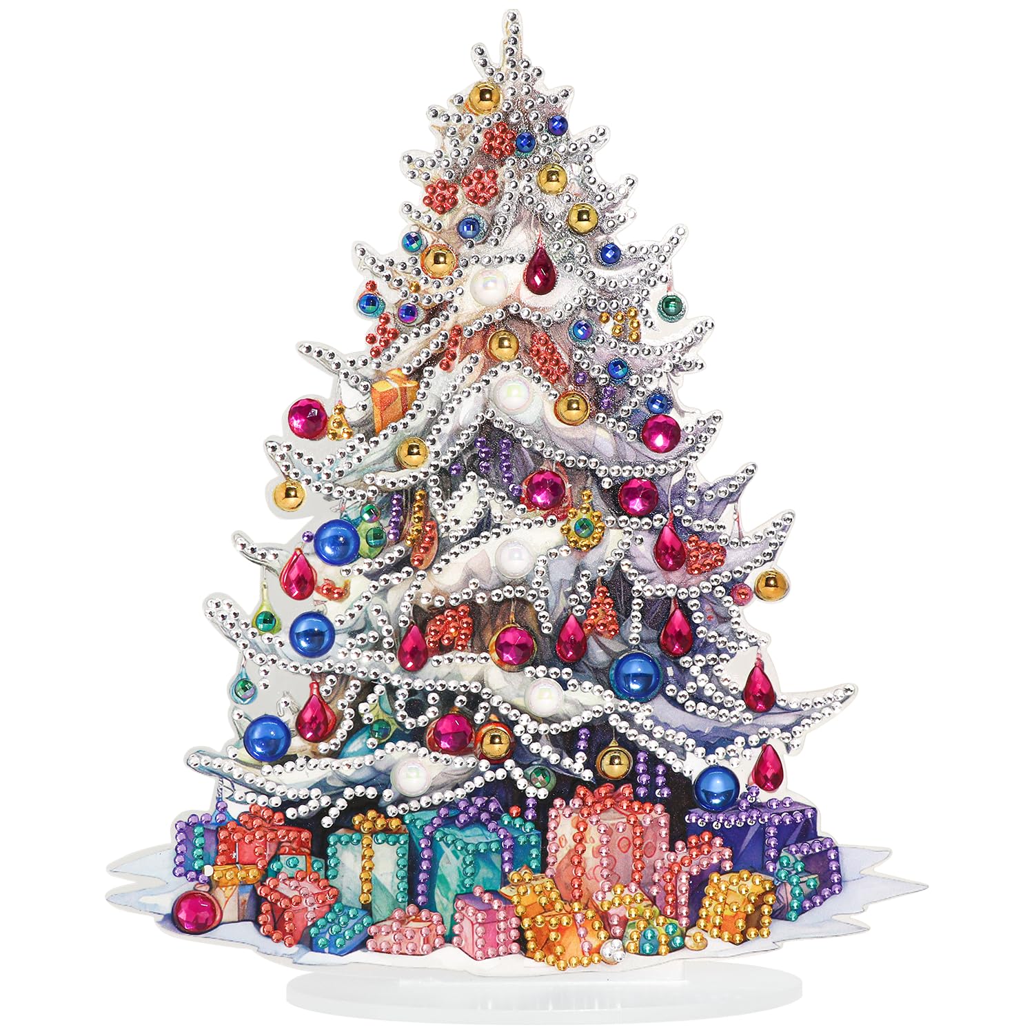 Amazon.com: DIY Tabletop Diamond Art Painting Kit for Christmas Tree ...