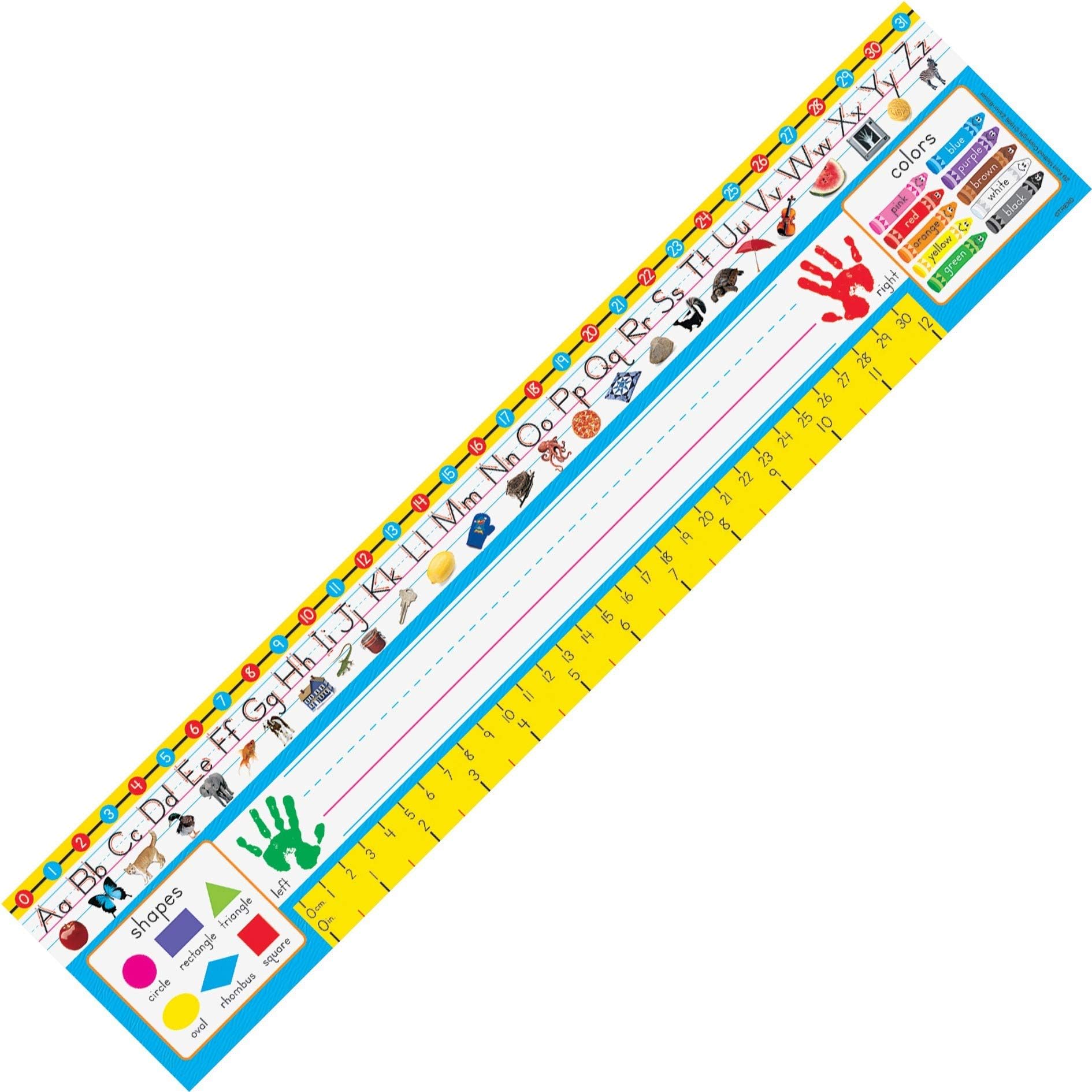 Trend PreK-1 Zaner-Bloser Desk Toppers Reference Name Plates, 3-3/4" x ...
