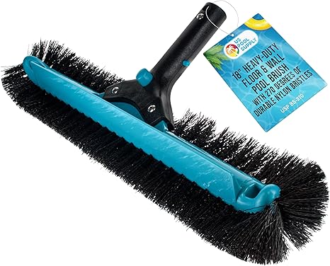 Amazon.com: U.S. Pool Supply Pool Brush Head for Inground Pools - Heavy ...