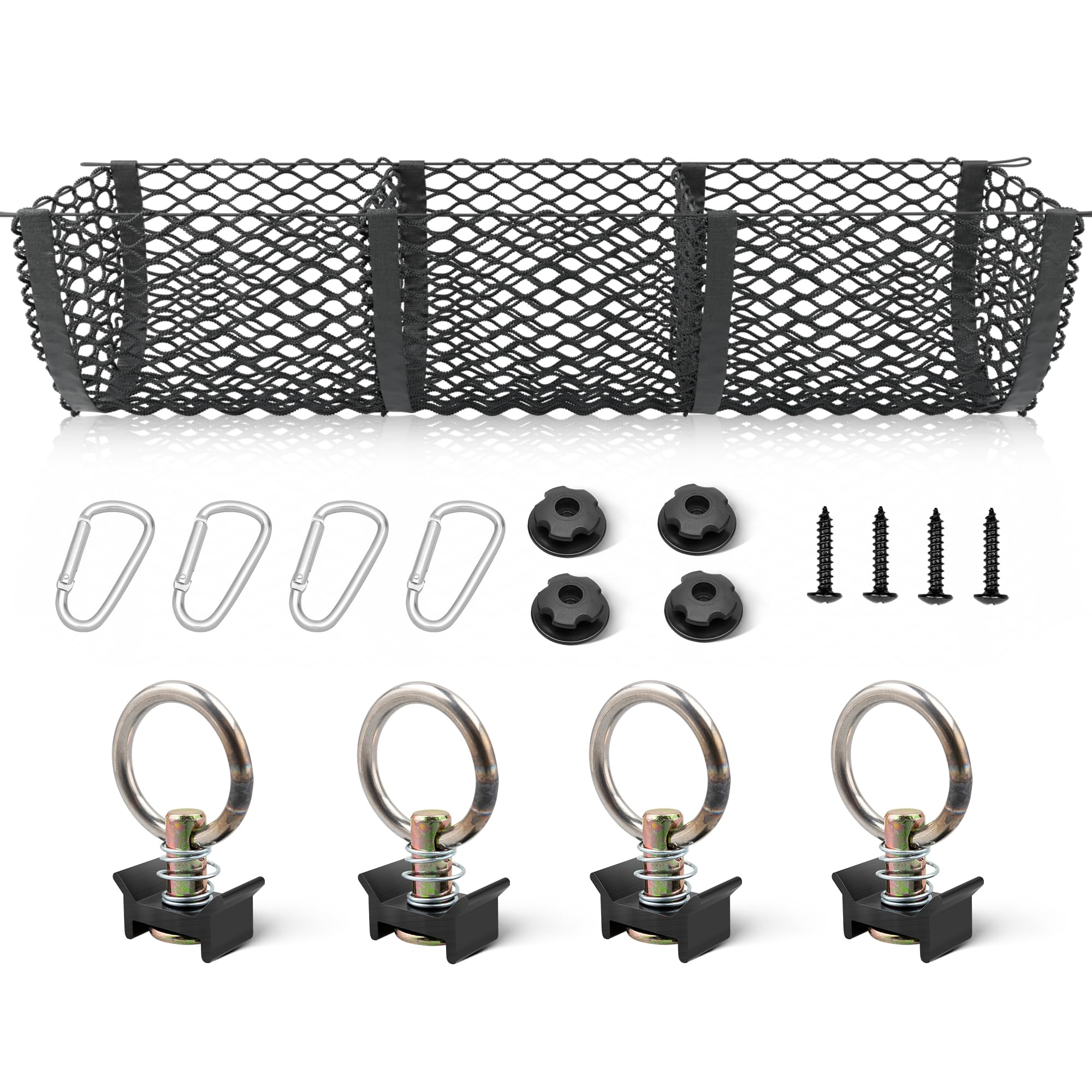 Amazon.com: RED WOLF 3 Pocket Cargo Mesh Net for 2024-2025 Tesla ...