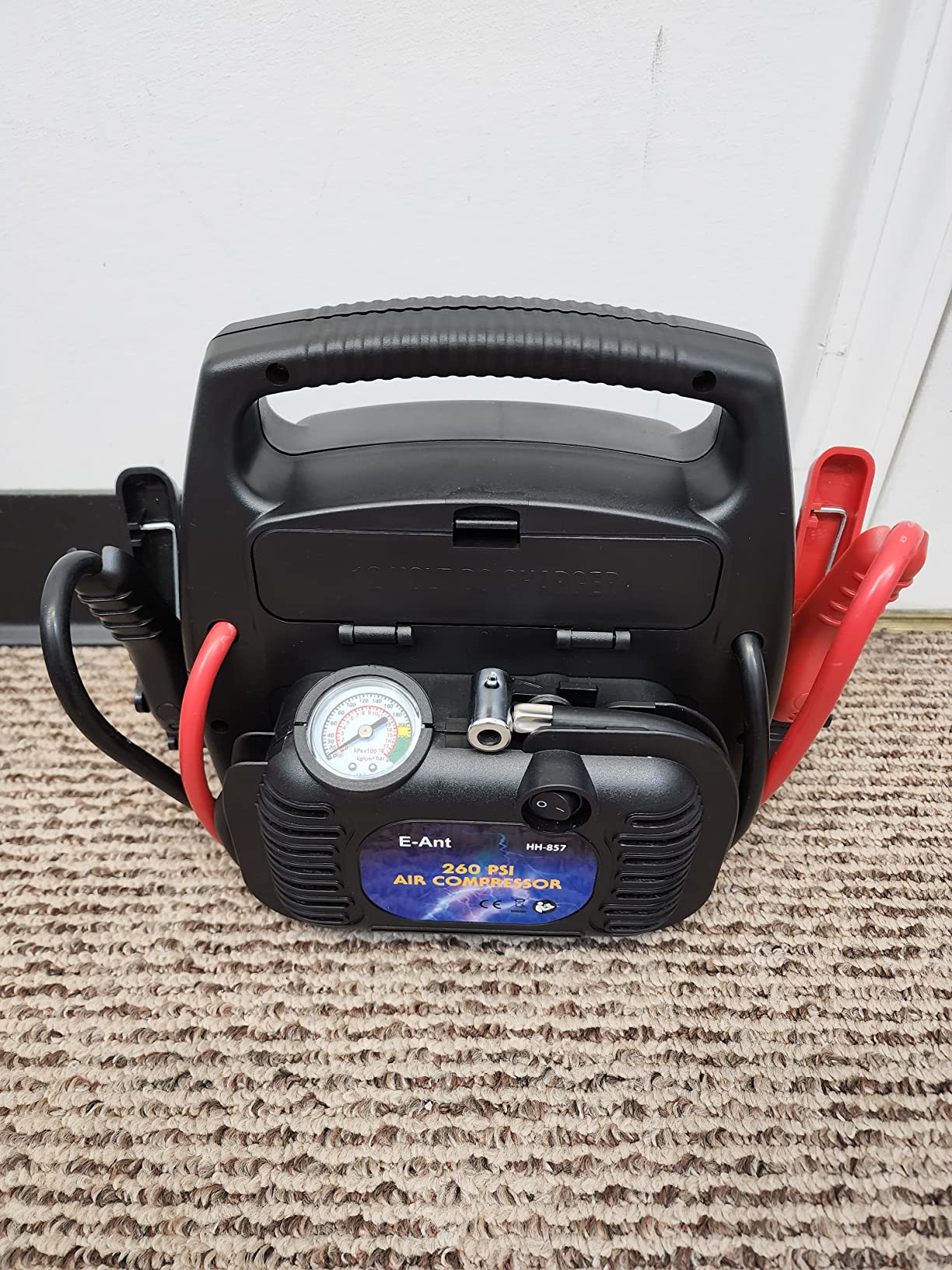 $17/mo - Finance E-Ant Jump Starter with Air Compressor, 900A Peak Jump Starter, 260 PSI Tire ...