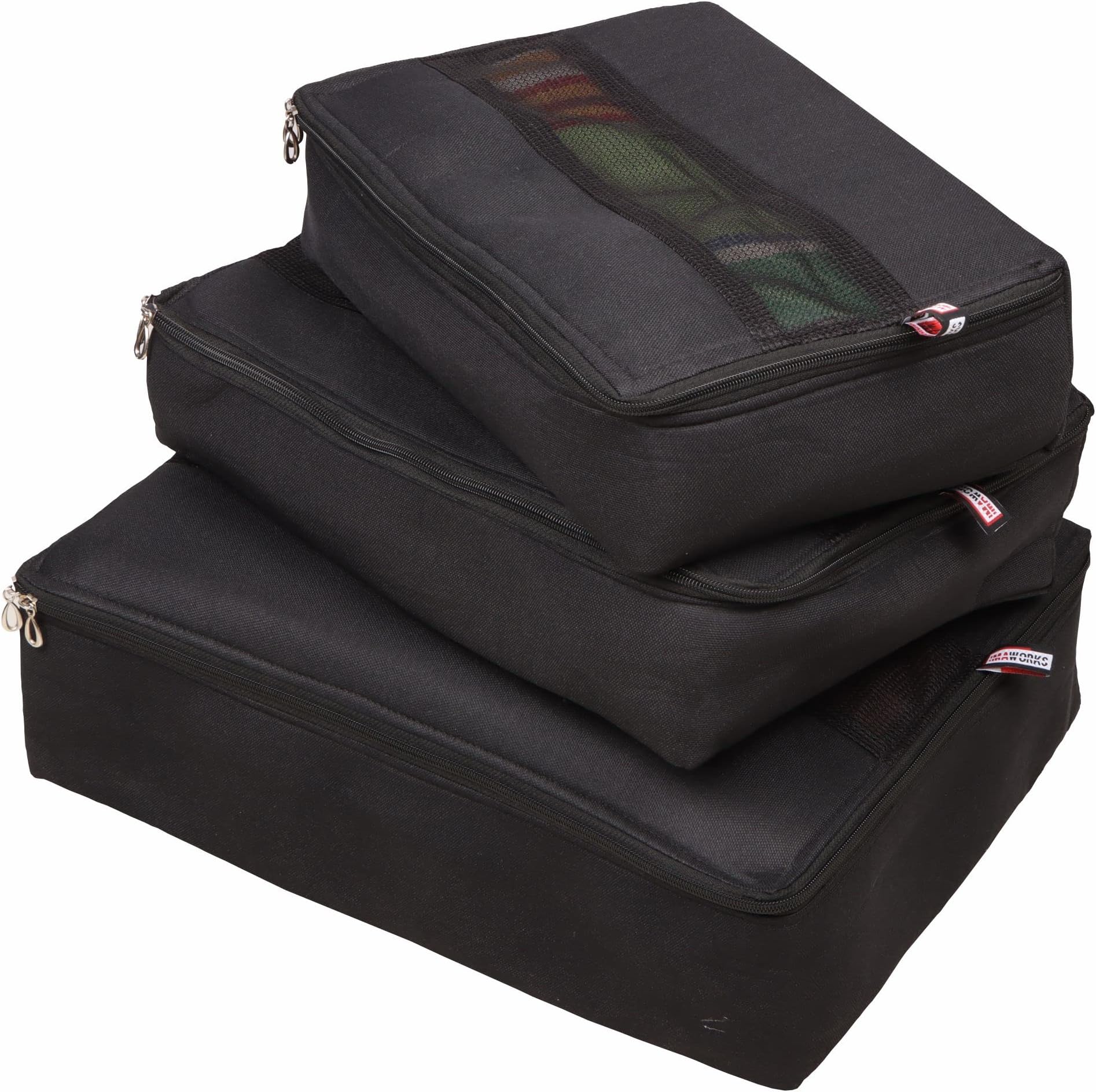 IMAWORKS Travel Organizer 3 Set Packing Cubes Travel Luggage Packing ...