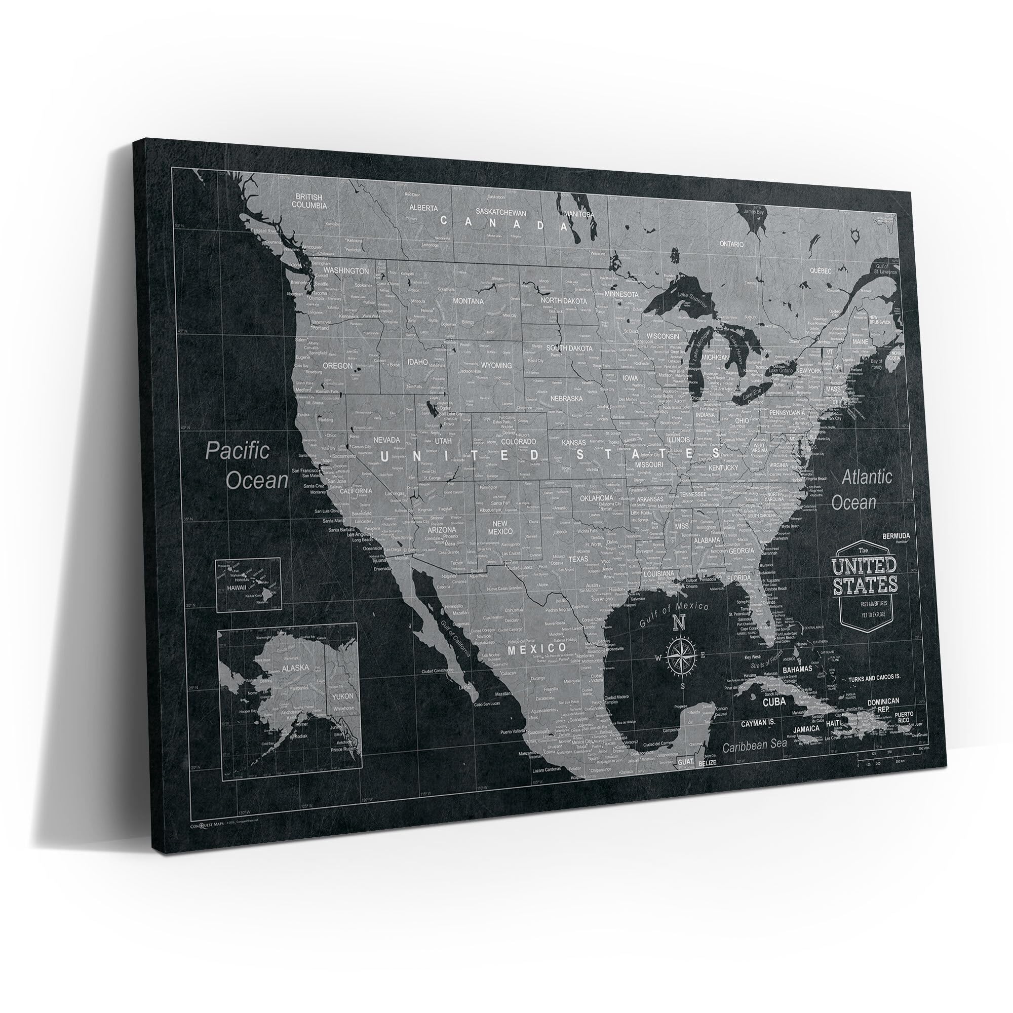 United States Map Pattern