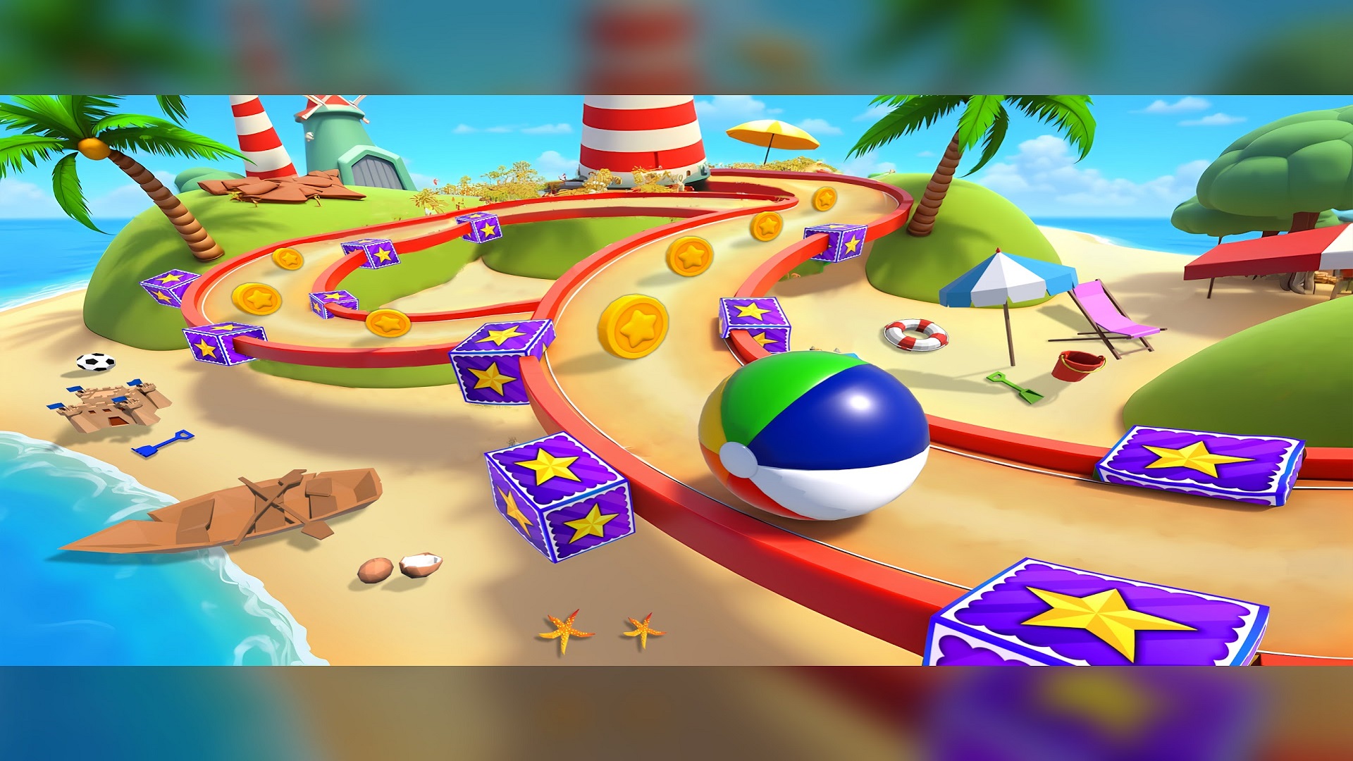 Rolling Ball Going Ball Game-Rolling Ball Game Sky Ball Run - App on ...