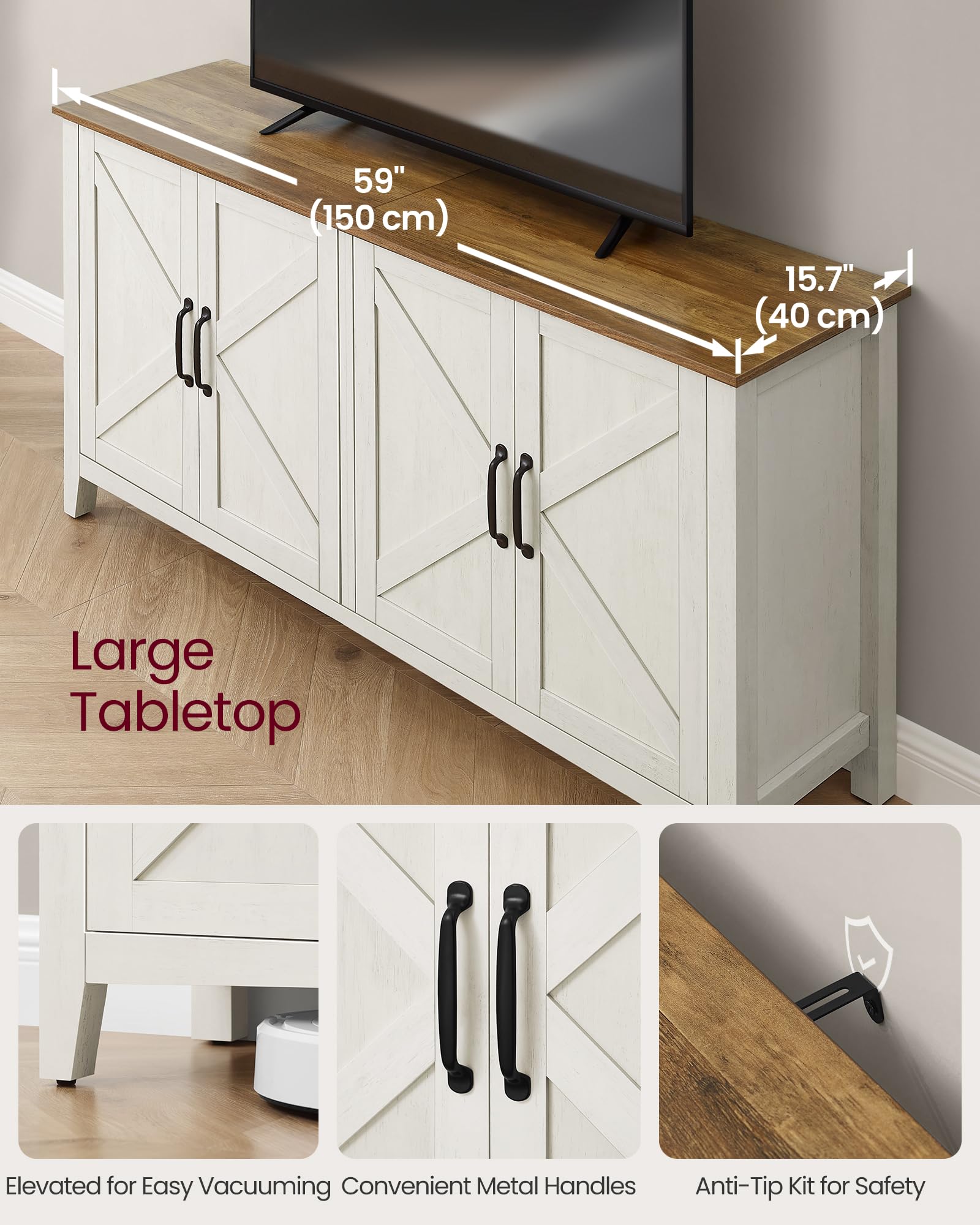 Snapklik.com : VASAGLE LIRY Collection - Storage Cabinet, Buffet ...