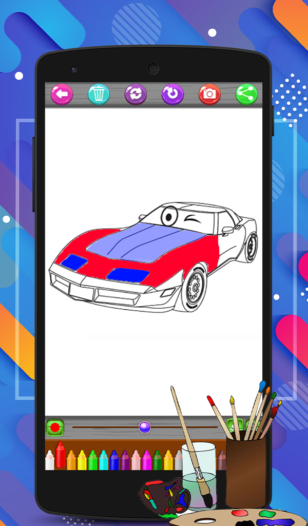 Car Coloring Pages For Kids - App on Amazon Appstore
