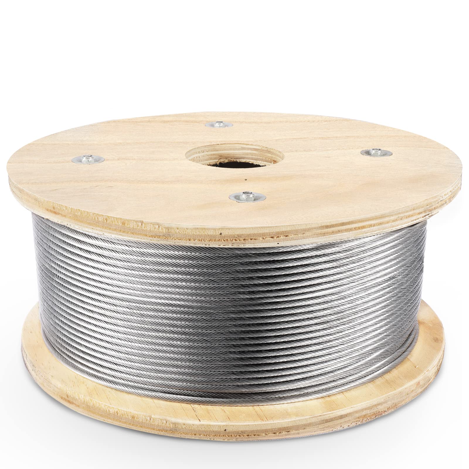 VEPURLT 3/16" T316 Stainless Steel Cable, Stainless Steel Wire Rope ...