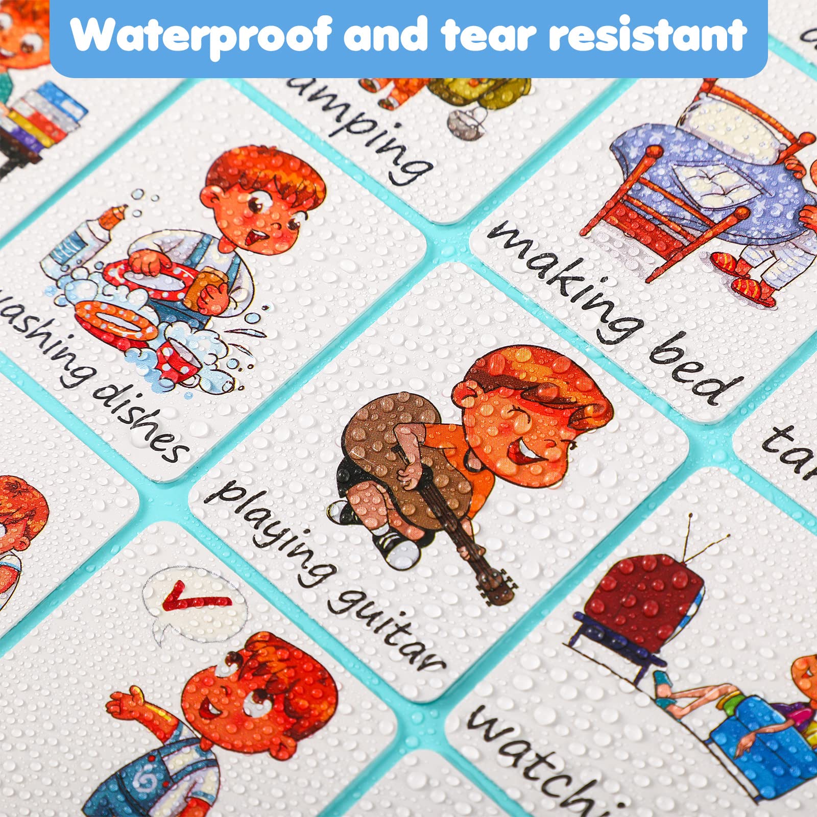 49PCS ASD Visual Schedule for Kids Daily Toddlers Behavior Schedule ...