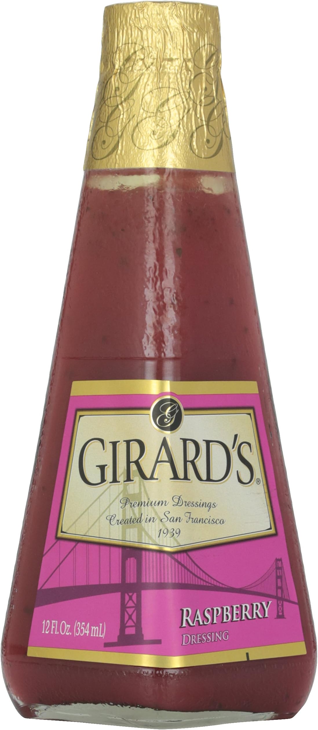 Amazon.com : Girard's Raspberry Dressing, 12 oz : Grocery & Gourmet Food