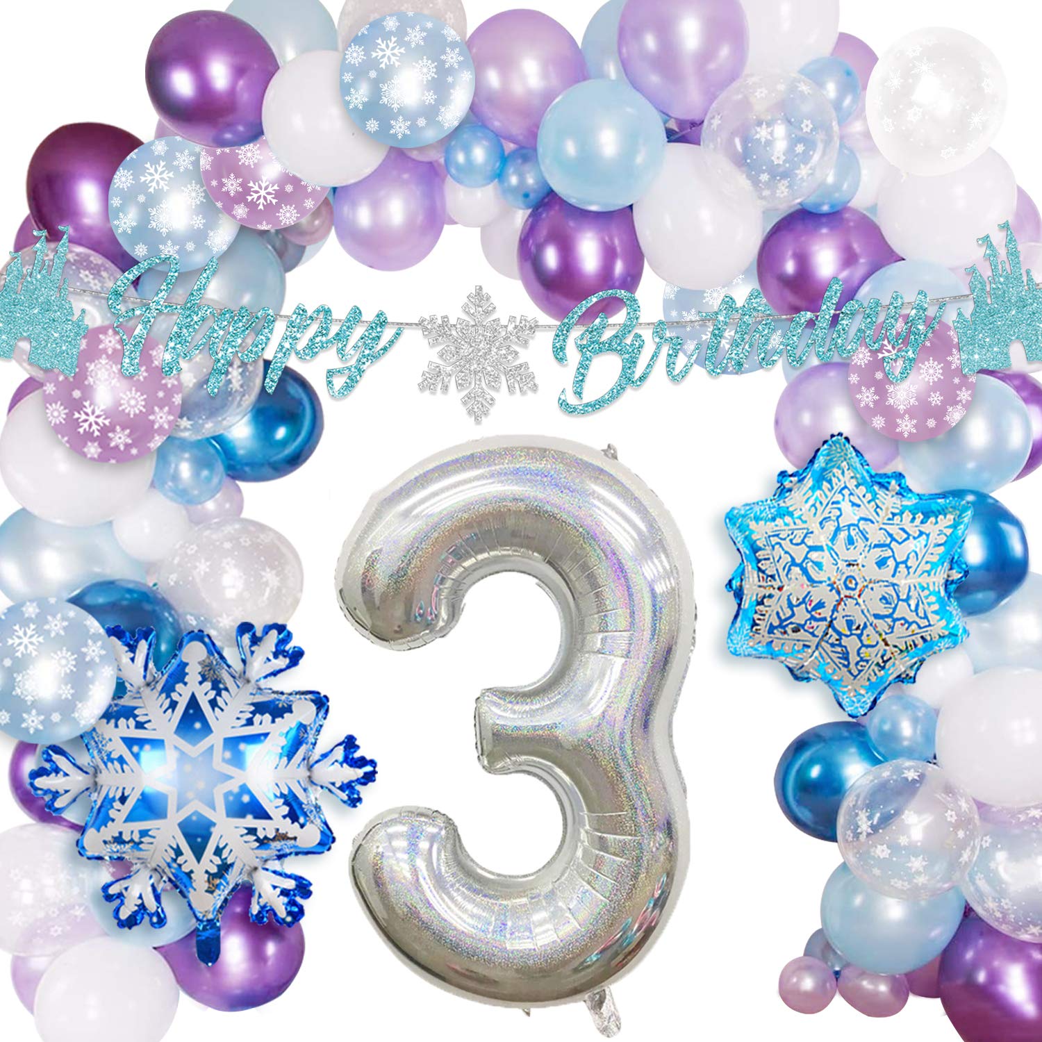 Buy Frozen 3rd Birthday Party Supplies Girls Frozen Snowflake Balloon buy-frozen-3rd-birthday-party-supplies-girls-frozen-snowflake-balloon