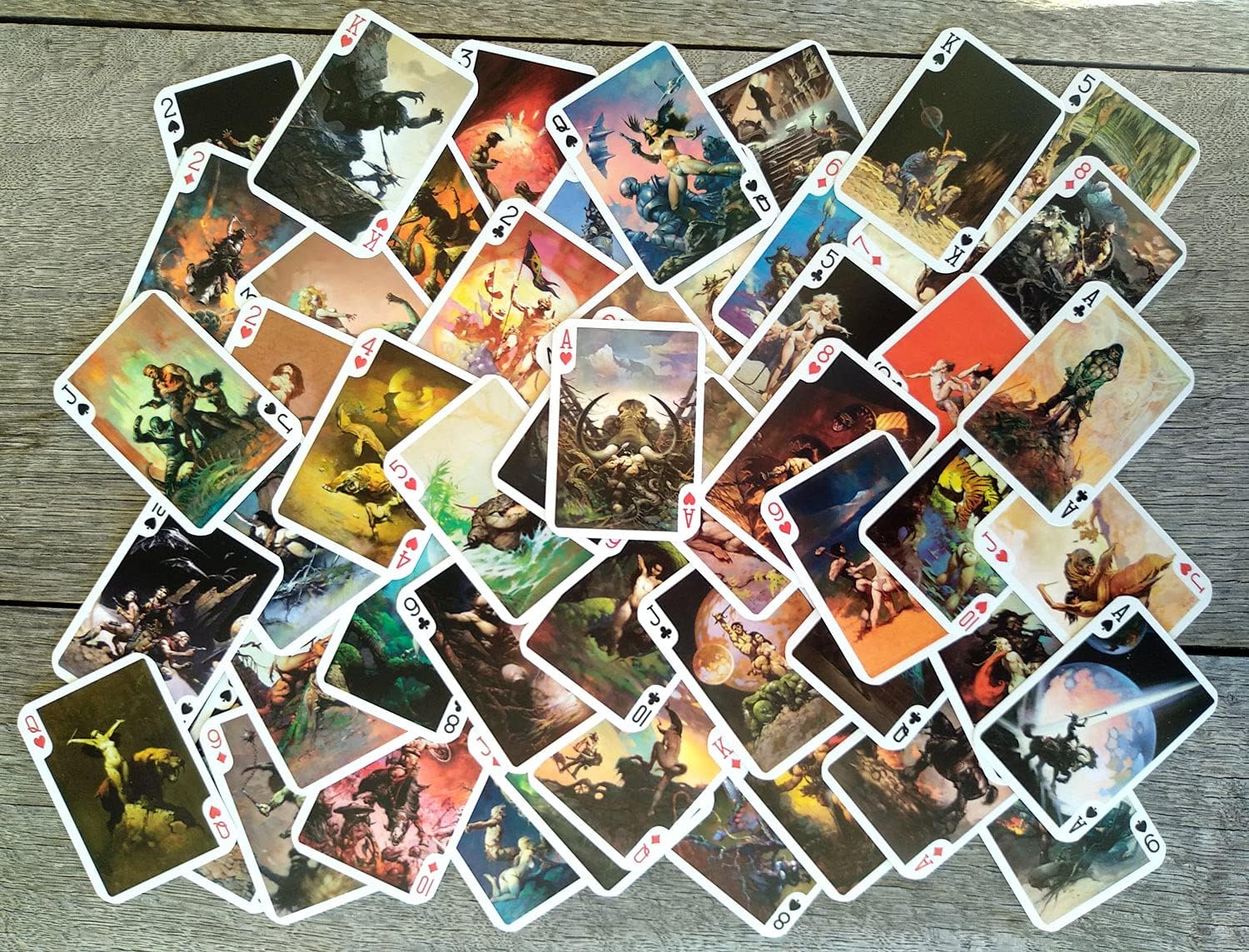 Buy SciFi FANSTASY Playing Cards (Poker Deck 54 Cards All Different ...