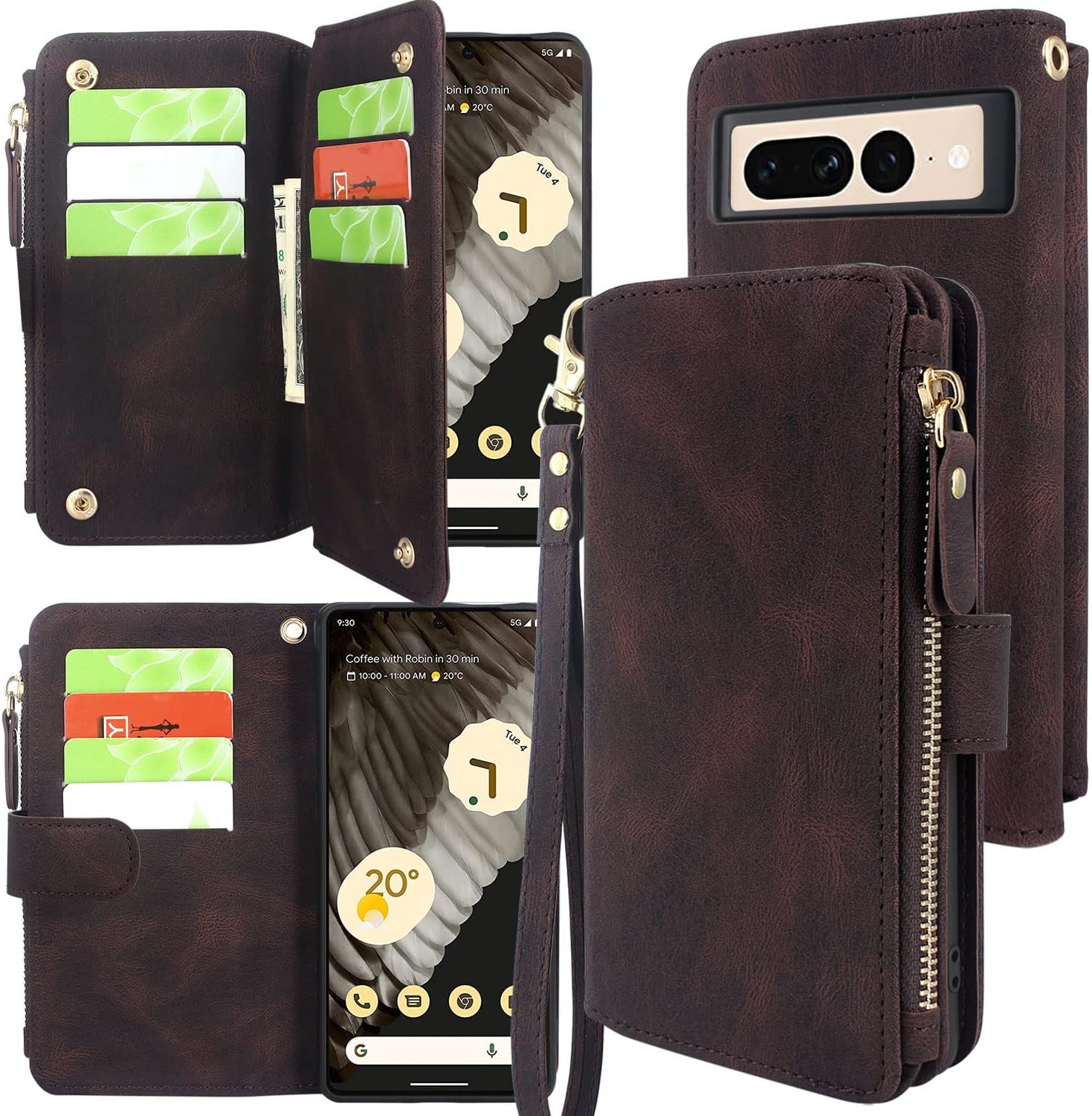 Amazon.com: Harryshell [10 Card Slots Holder [Block Theft Card Scanning ...