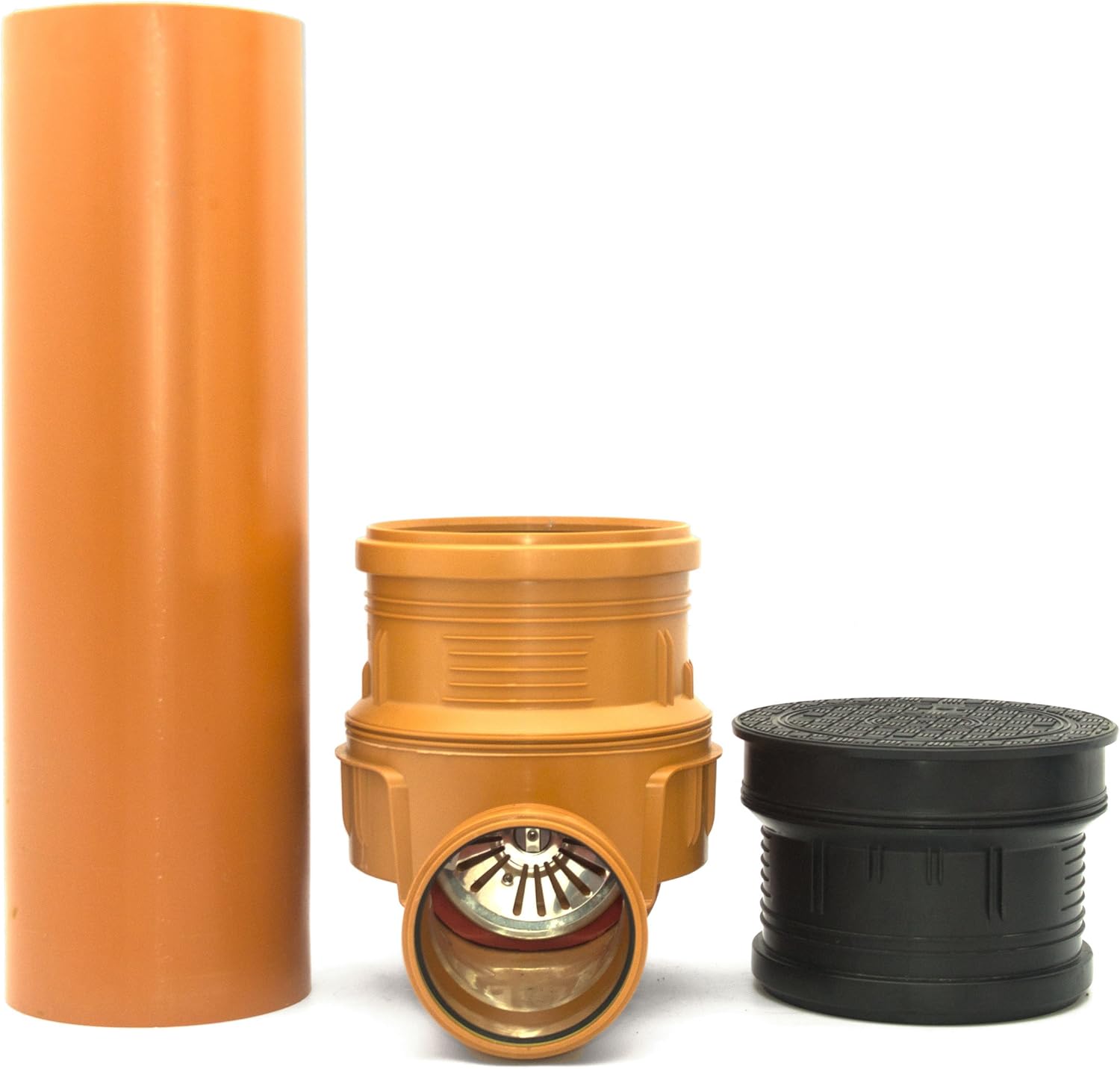 KG Schacht Kontrollschacht Revisionsschacht mit Rückstauklappe DN315 ...