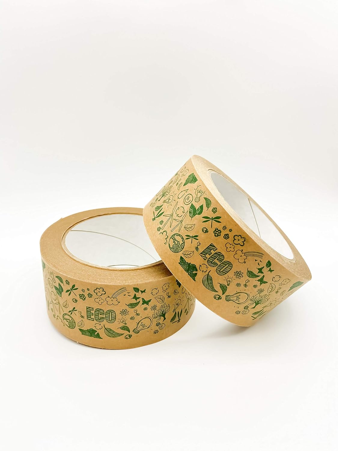 Brown Kraft Paper Tape, 48mm x 50 Meter Roll, Writable, Coated Surface ...