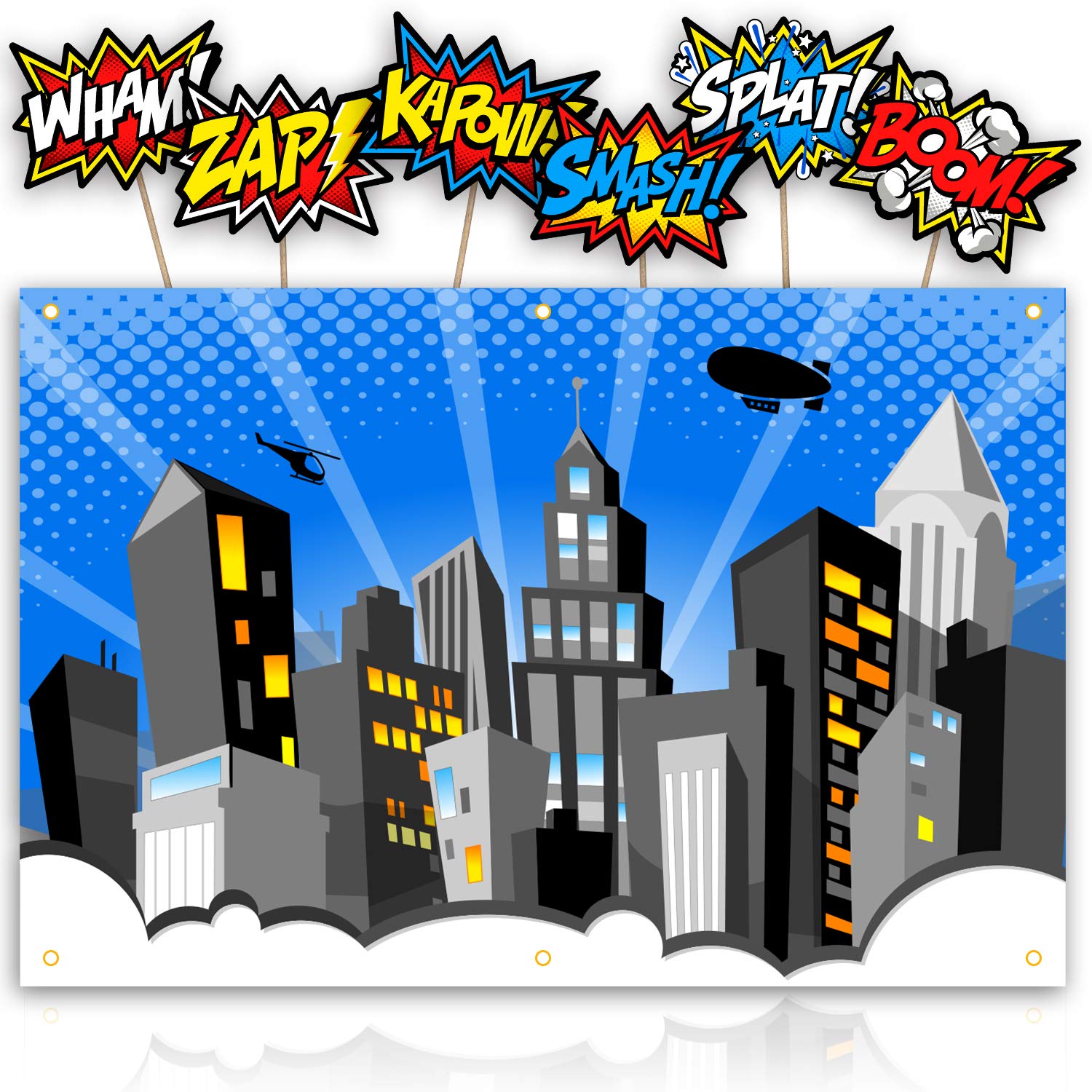 Comic Book Cityscape