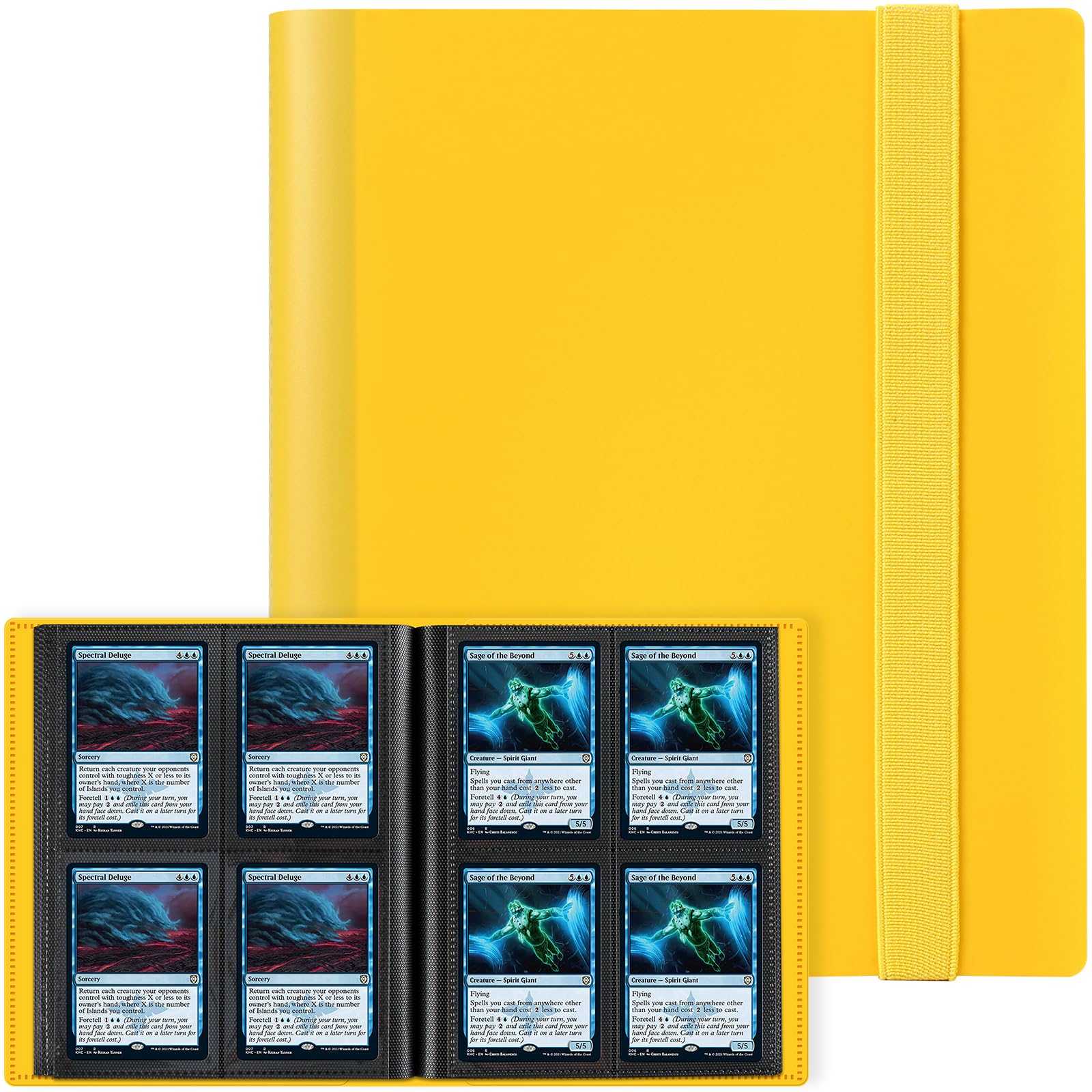 Amazon.com: GEAoffice Card Binder - 4 Pocket Trading Card Collection ...