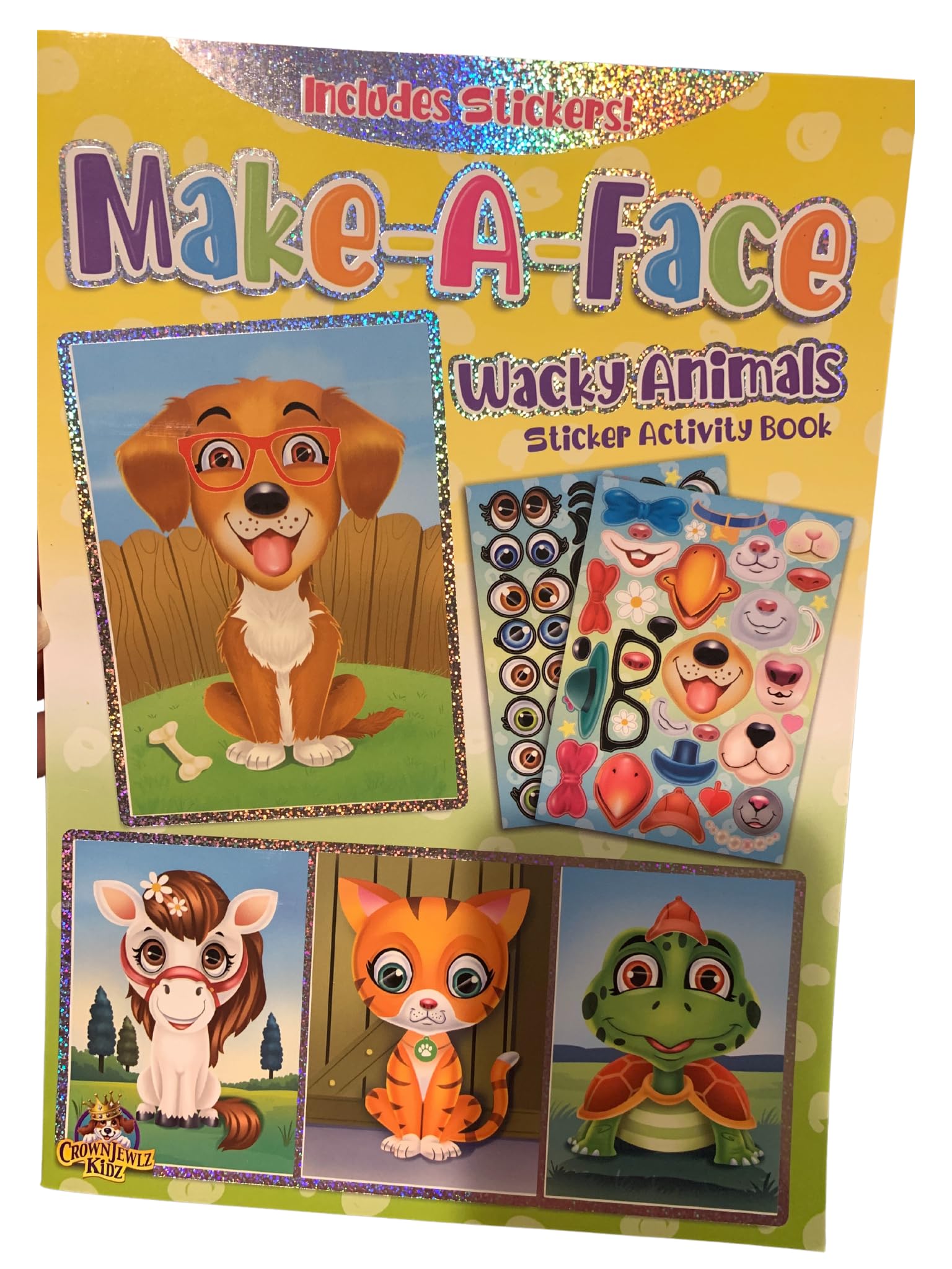 Amazon.com: Make-A-Face Silly Animals Sticker Activity Book : Toys & Games