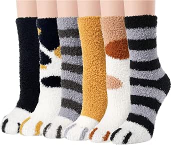6 Pares Calcetines Termicos Mujer y Hombre,Calcetas Térmicas Invierno ...